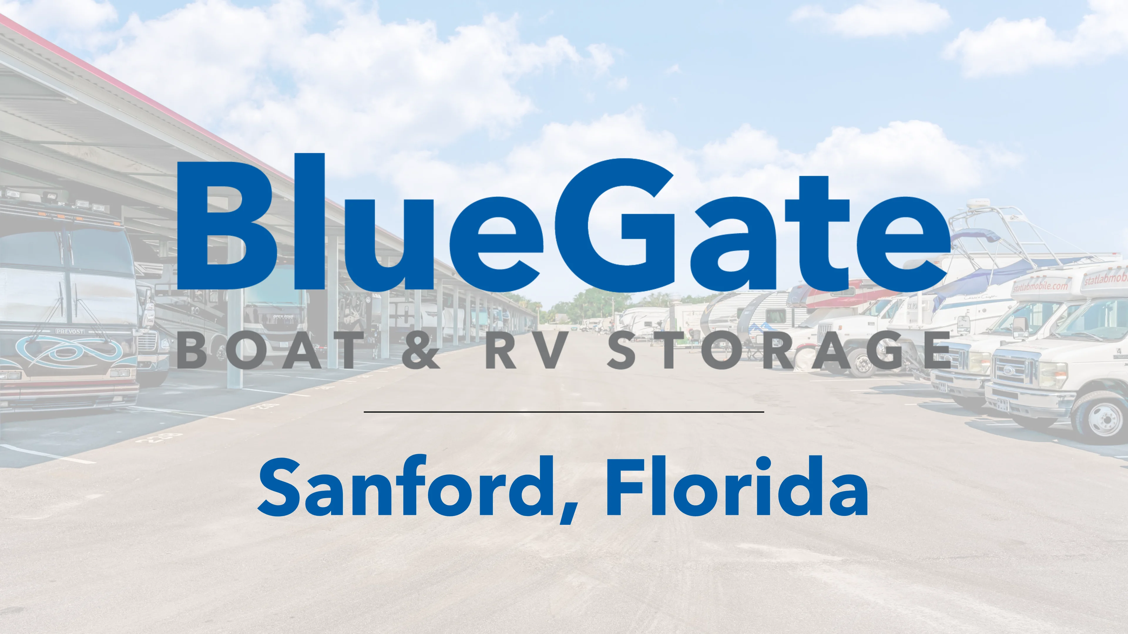 Sanford, Florida - BlueGate Boat & RV Storage on Vimeo