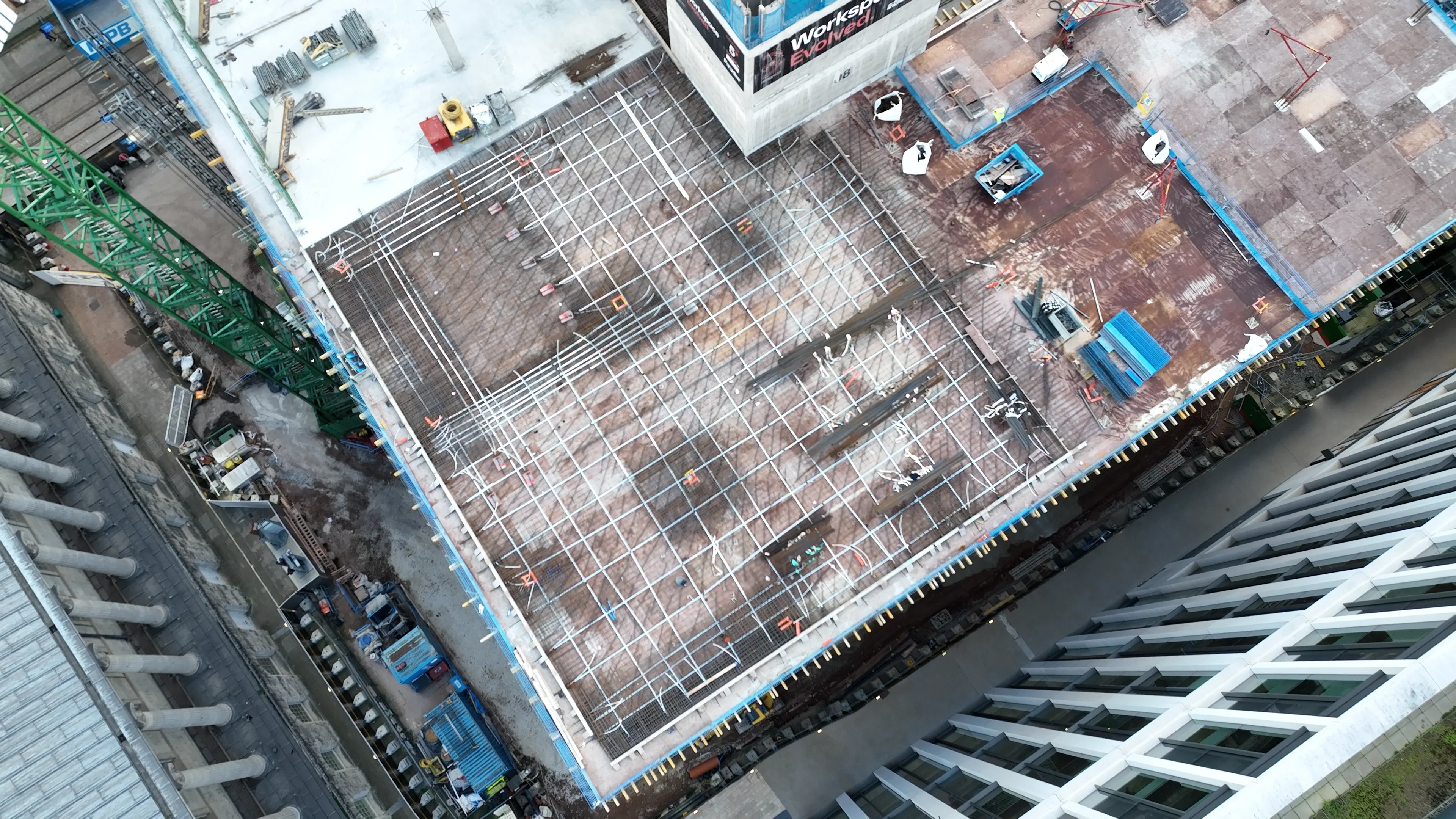 Above site to Town Square 55m