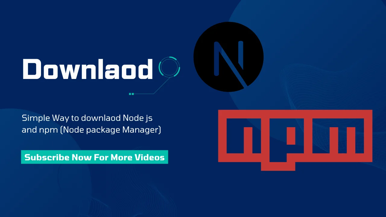 How to download Node js and npm in your machine on Vimeo