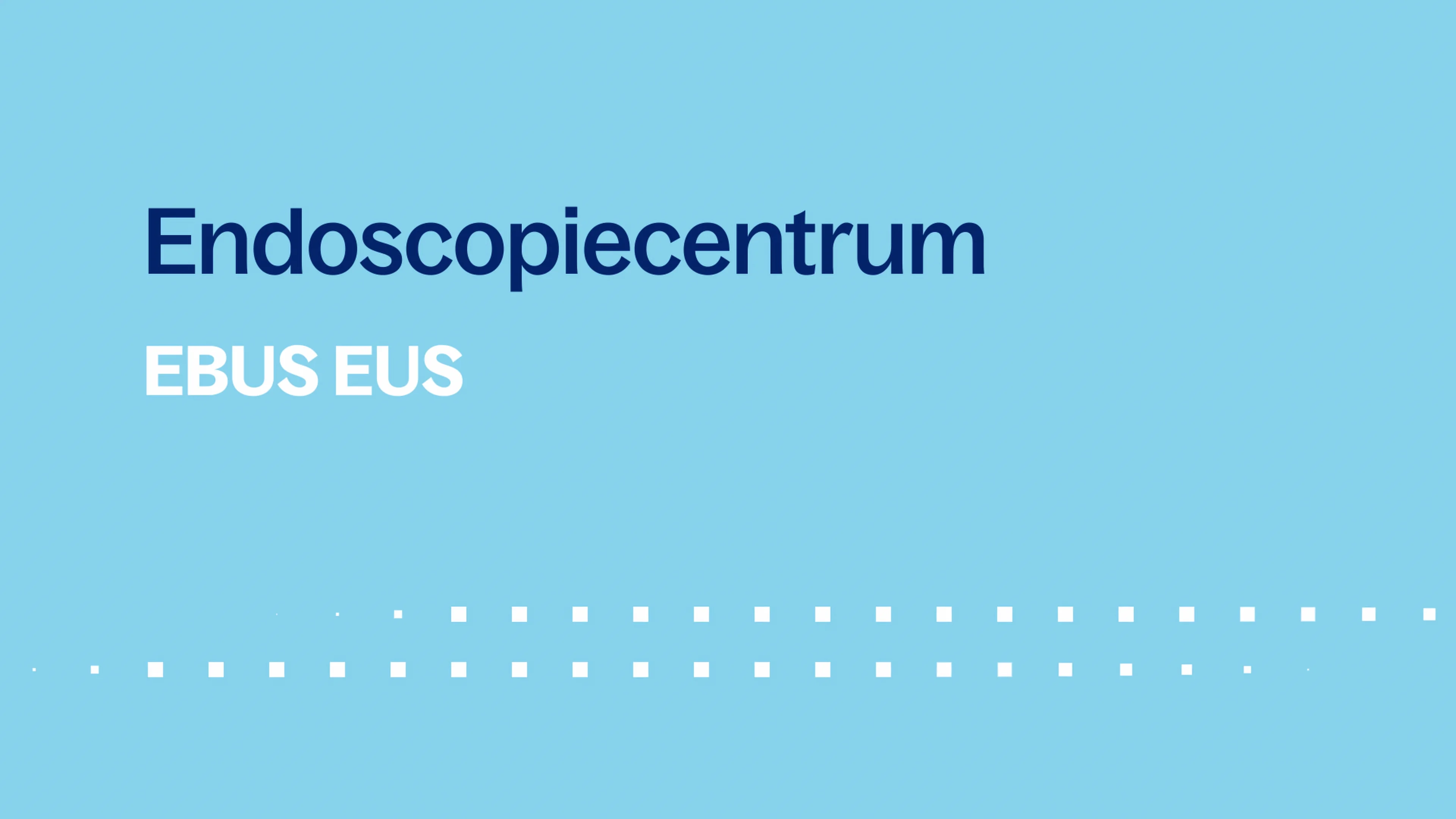 Endoscopiecentrum - EBUS EUS, video 1