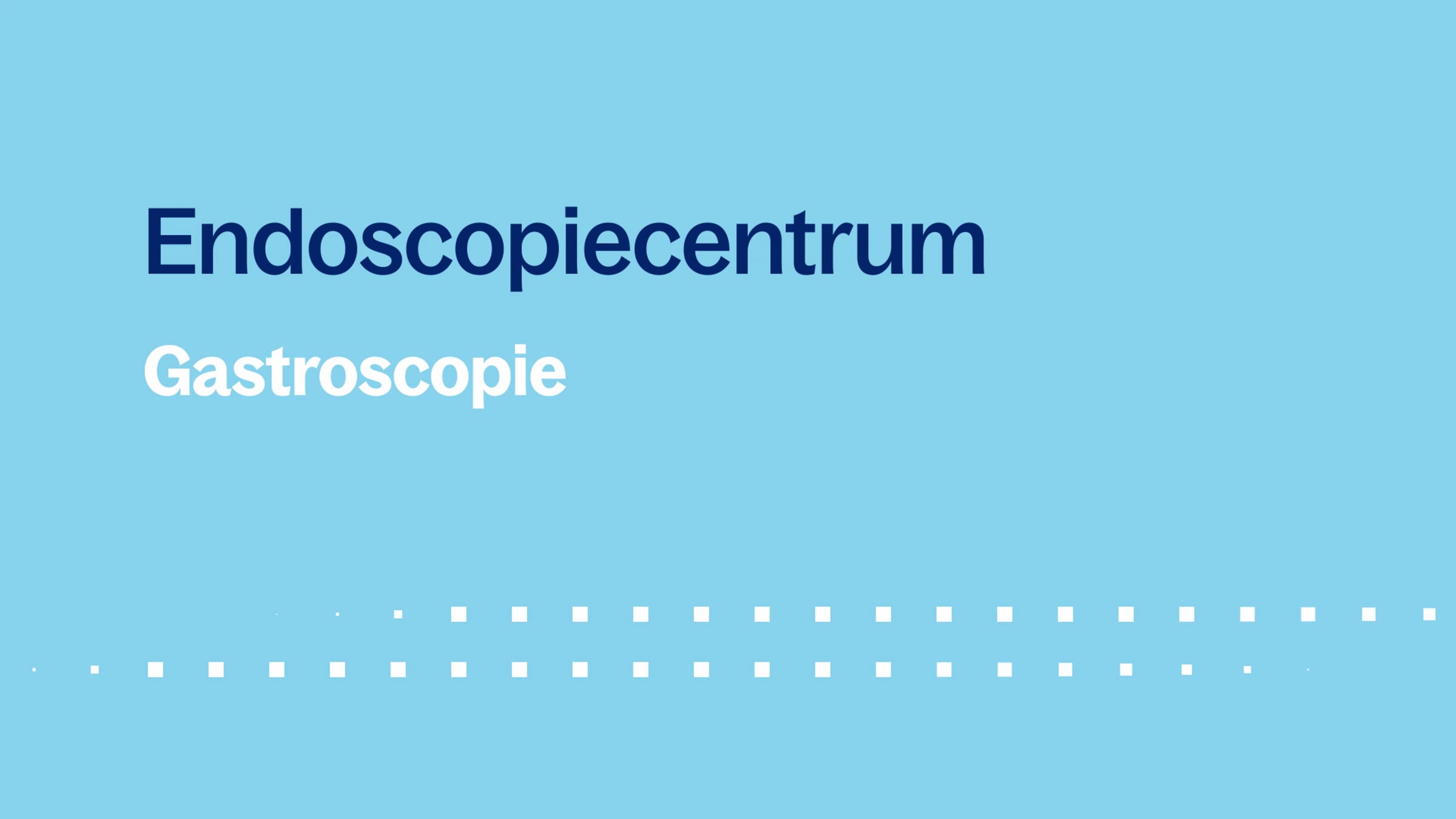 Endoscopiecentrum - Gastroscopie, video 1