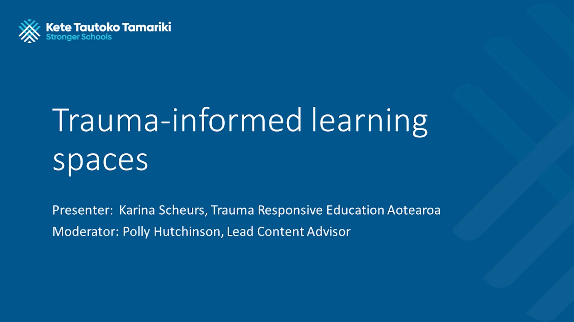 Kete Tautoko Tamariki Video Resources - Kete Tautoko Tamariki PDL - March 2024 - Trauma-informed ...