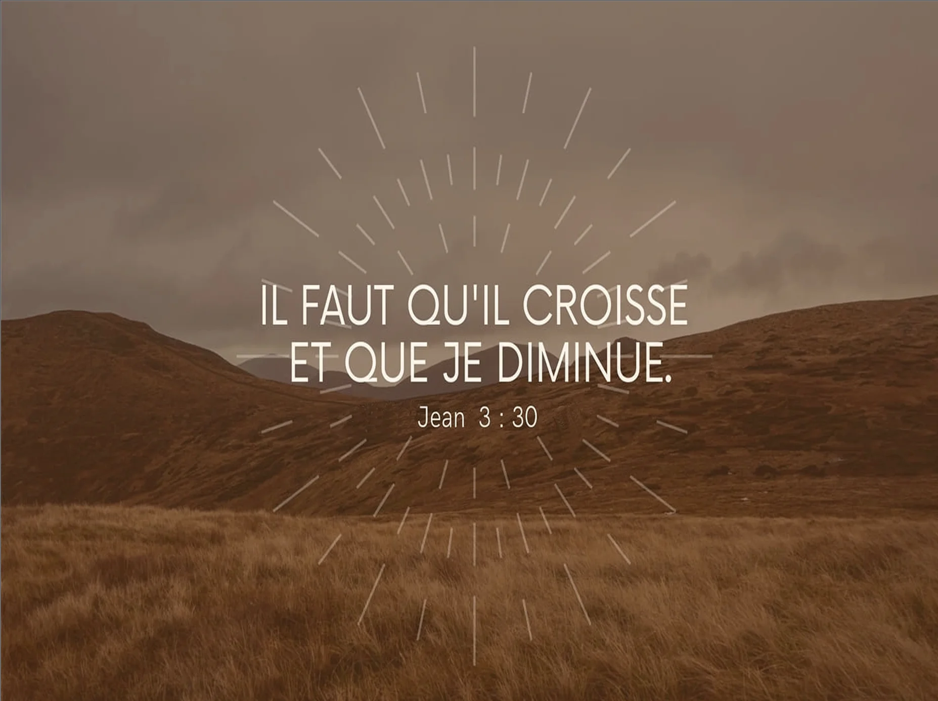 Il faut qu'Il croisse et que je diminue on Vimeo