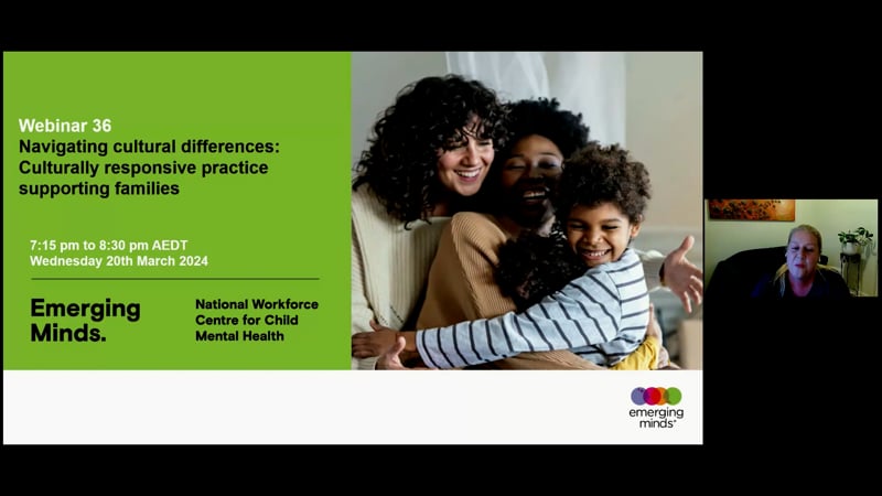 Culturally responsive practice supporting children and families