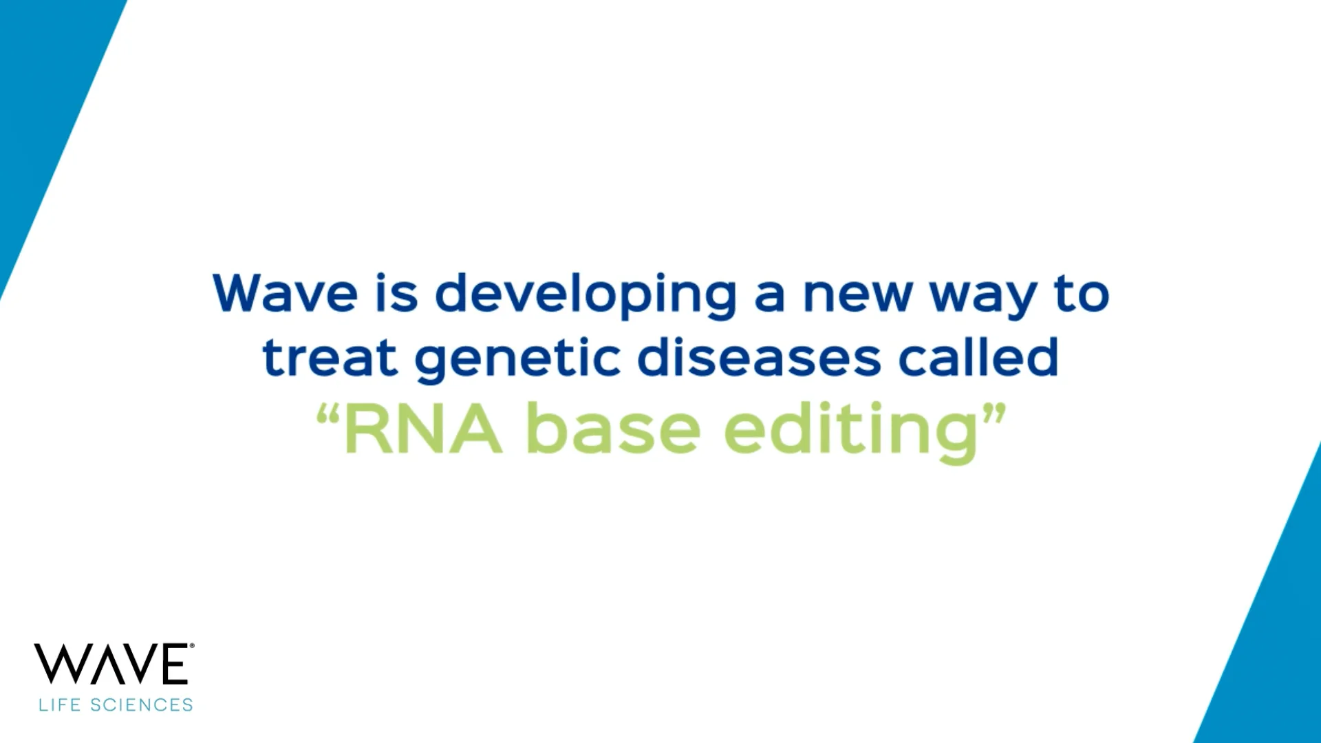 RNA Editing at Wave on Vimeo