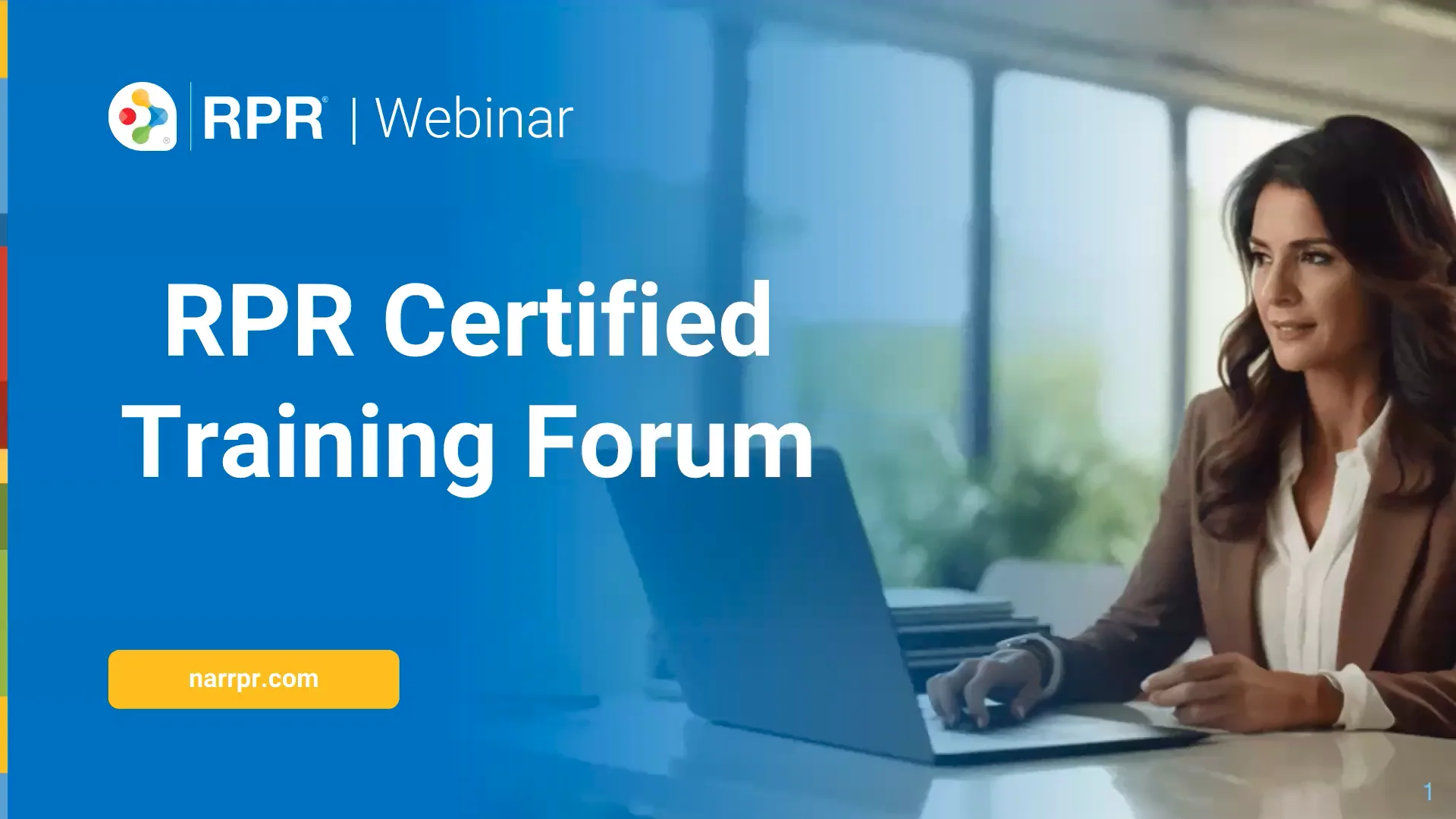 RPR Certified Training Forum on Vimeo