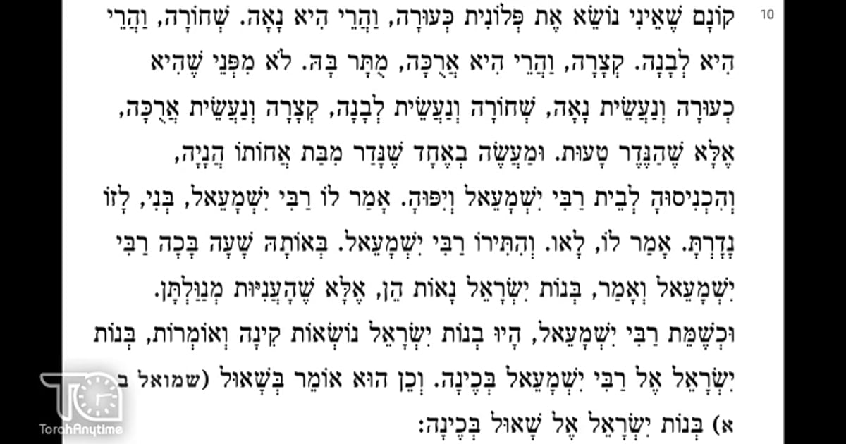 R' Shmuel Wise | Real Clear Mishnah; Nedarim 9:10-10:1