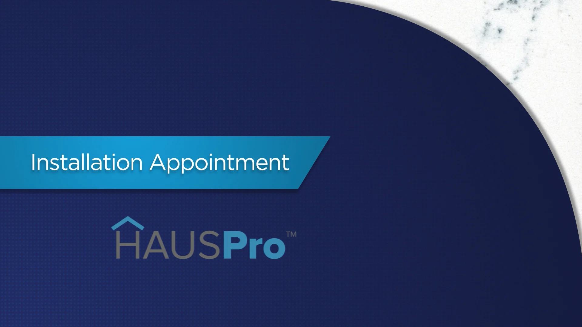 HAUSPro Perfect Series - Installation