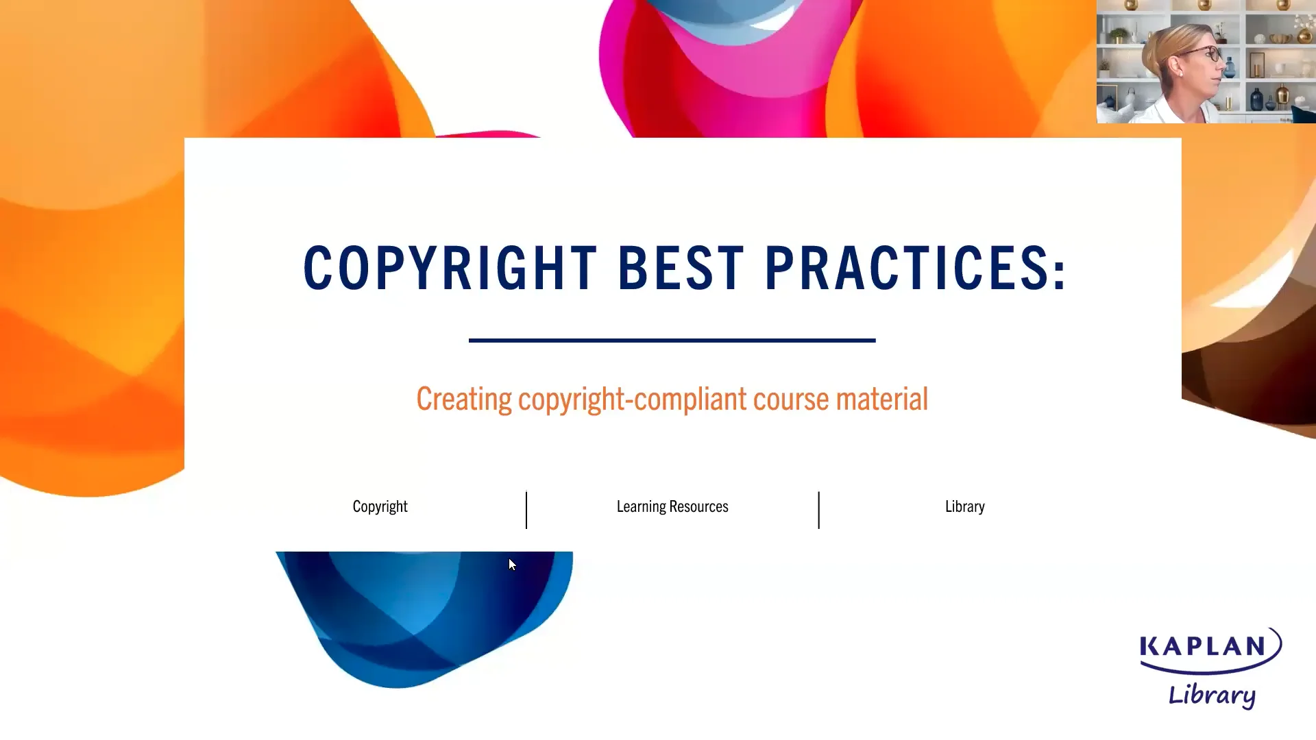 Kaplan Library Copyright Training March 2024 on Vimeo