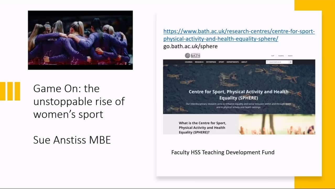 'Game On' Netflix Documentary screening and Q&A with director, Sue Anstiss on Vimeo