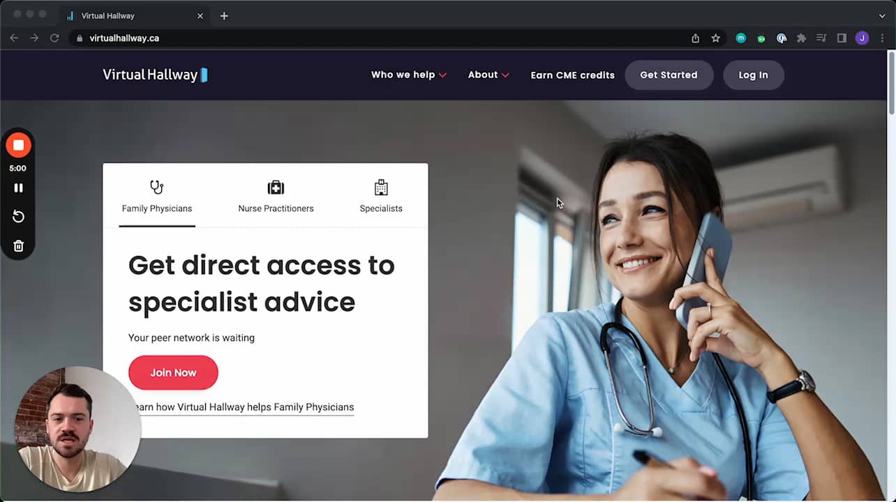 Virtual Hallway Platform Overview on Vimeo
