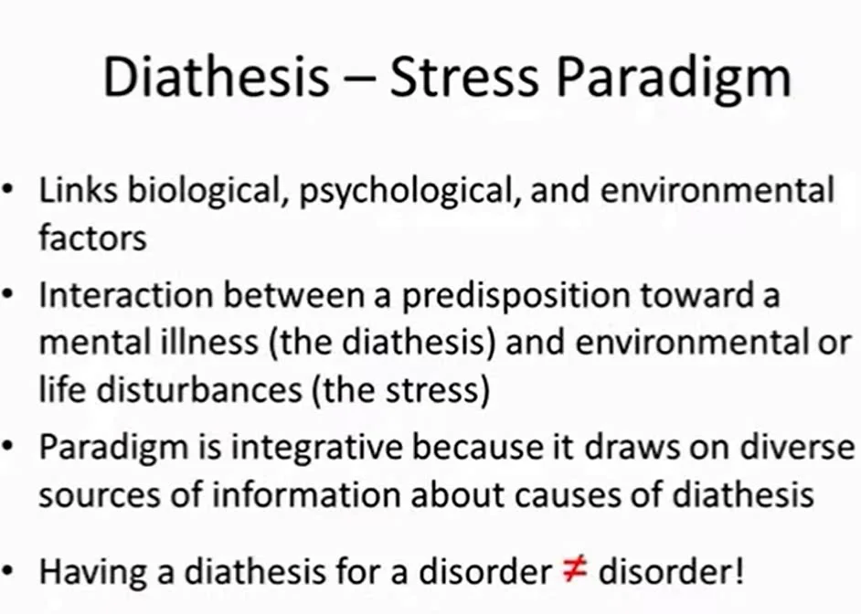 Diathesis Stress Model on Vimeo