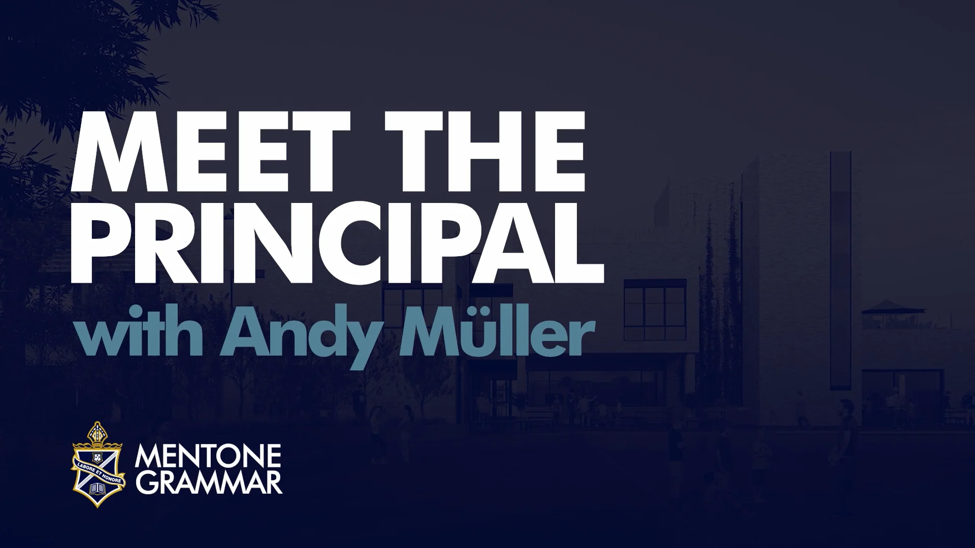 Meet the Principal with Andy Müller on Vimeo