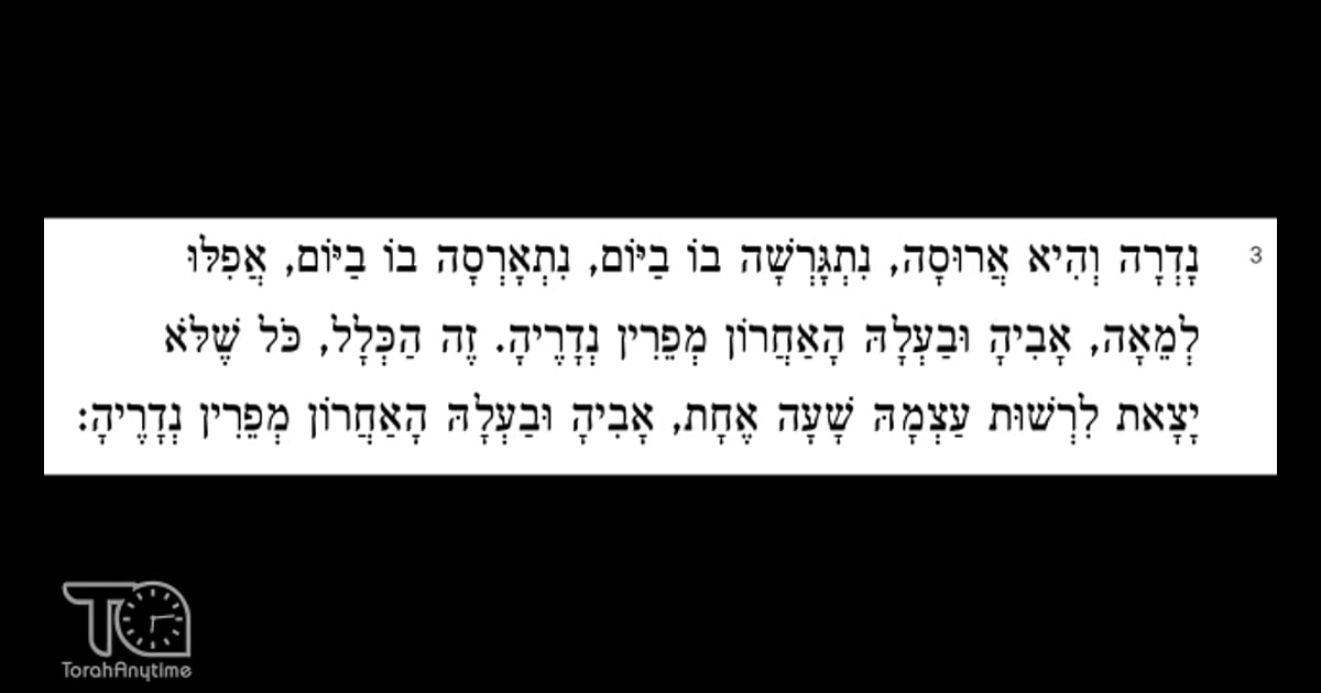 R' Shmuel Wise | Real Clear Mishnah; Nedarim 10:2-3