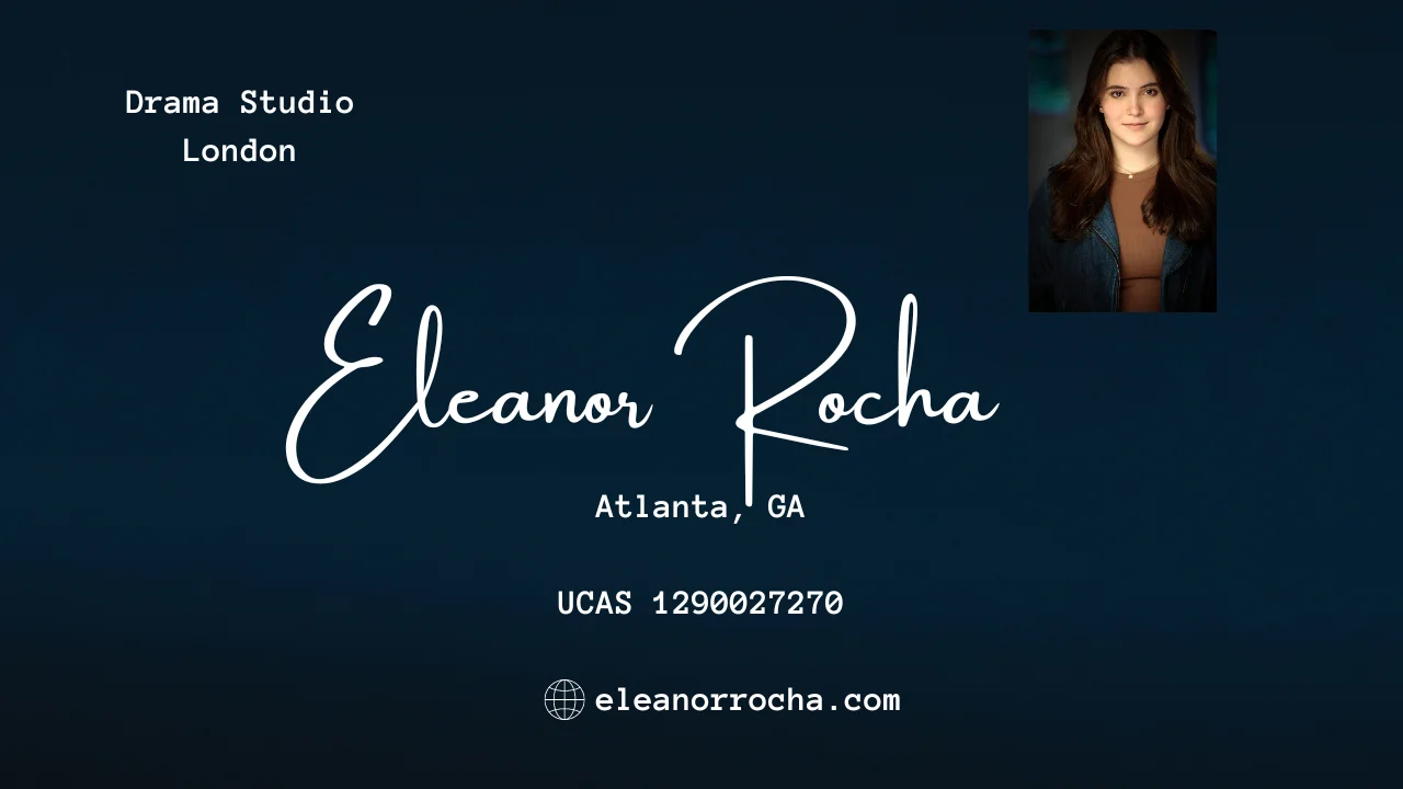 Eleanor Rocha - Drama Studio London - UCAS 1290027270 on Vimeo