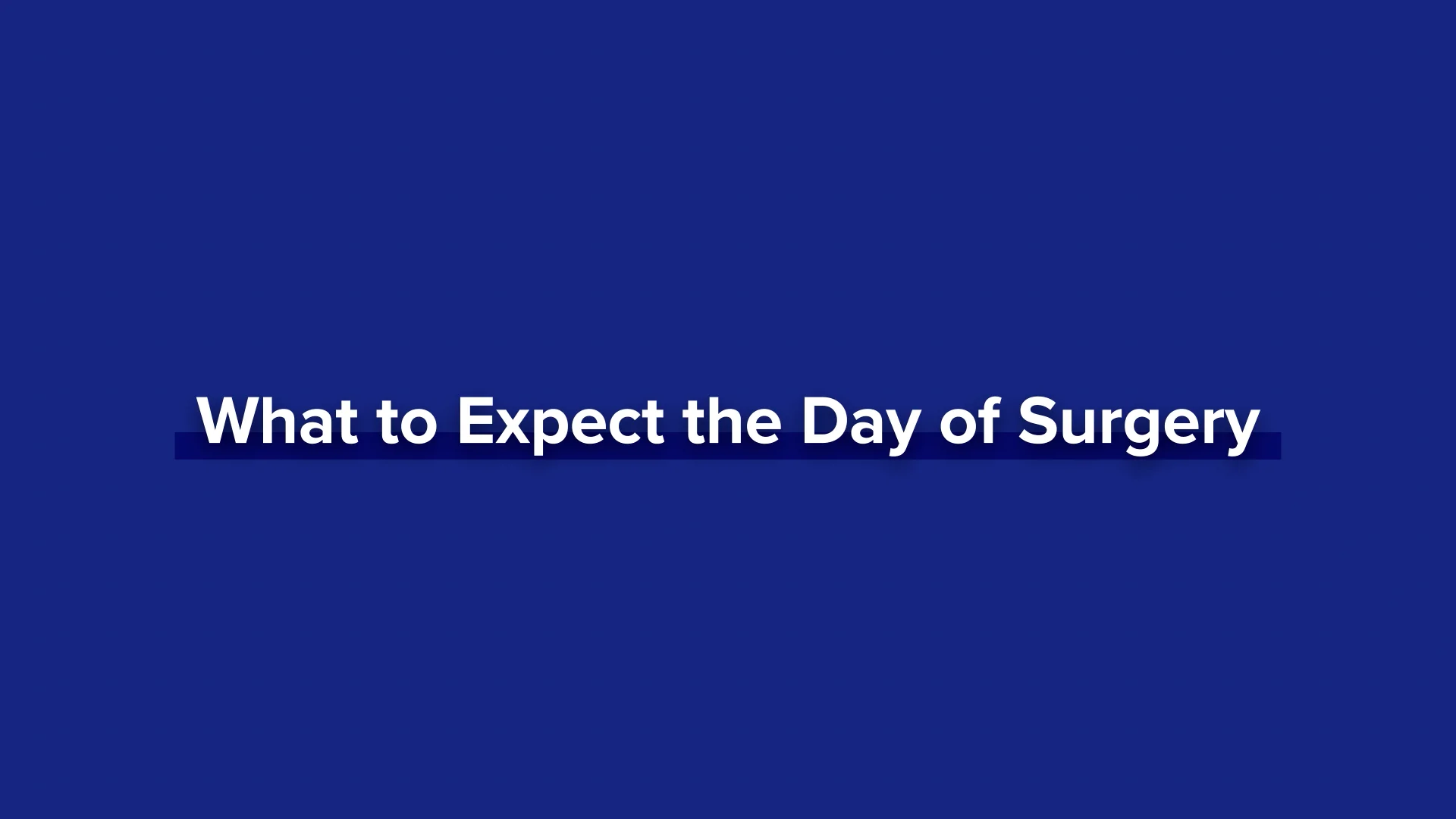 MCOA - Day of Surgery with Dr. Daniel Nolan on Vimeo