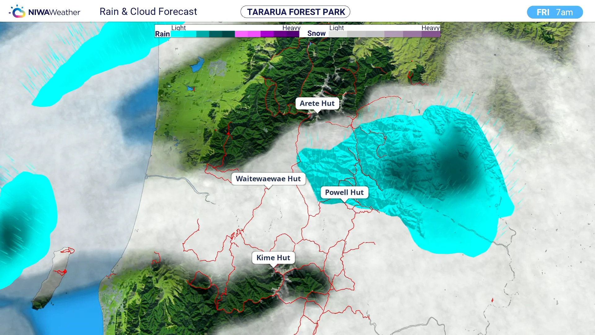 Tararua Forest Park Weather Outlook on Vimeo