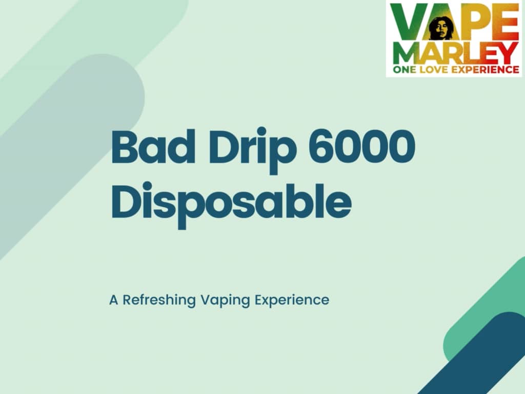 BAD DRIP with 6000 puffs on Vimeo