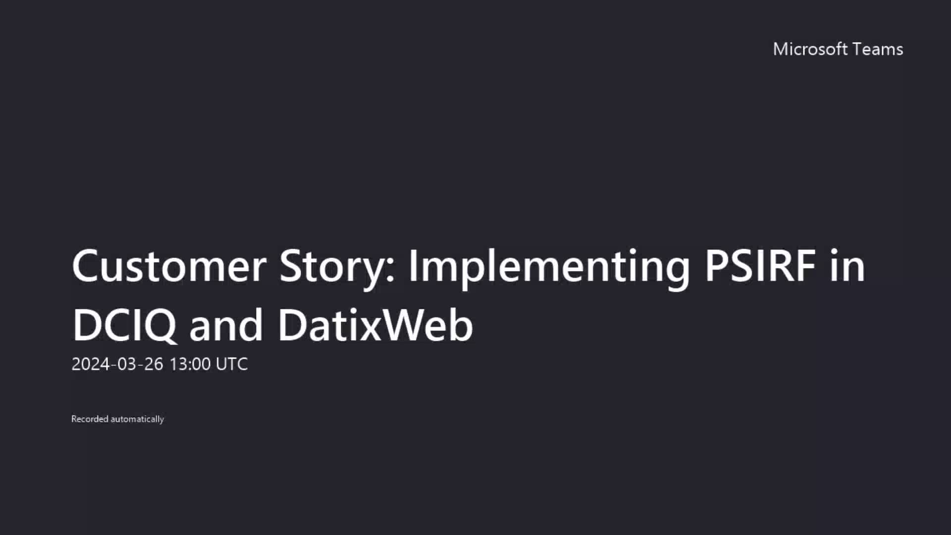 Implementing PSIRF with Barts Health NHS Trust and Walsall Healthcare ...