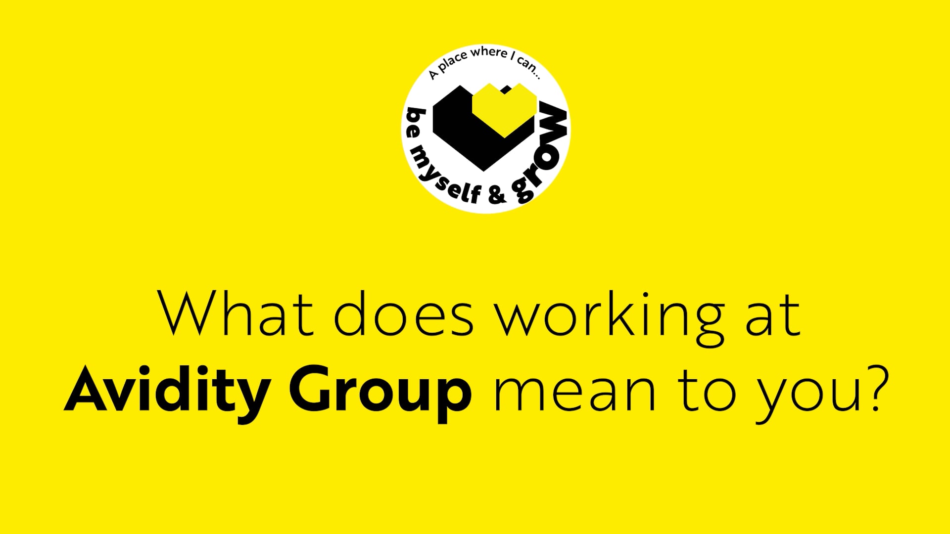 What does working at Avidity mean to you?