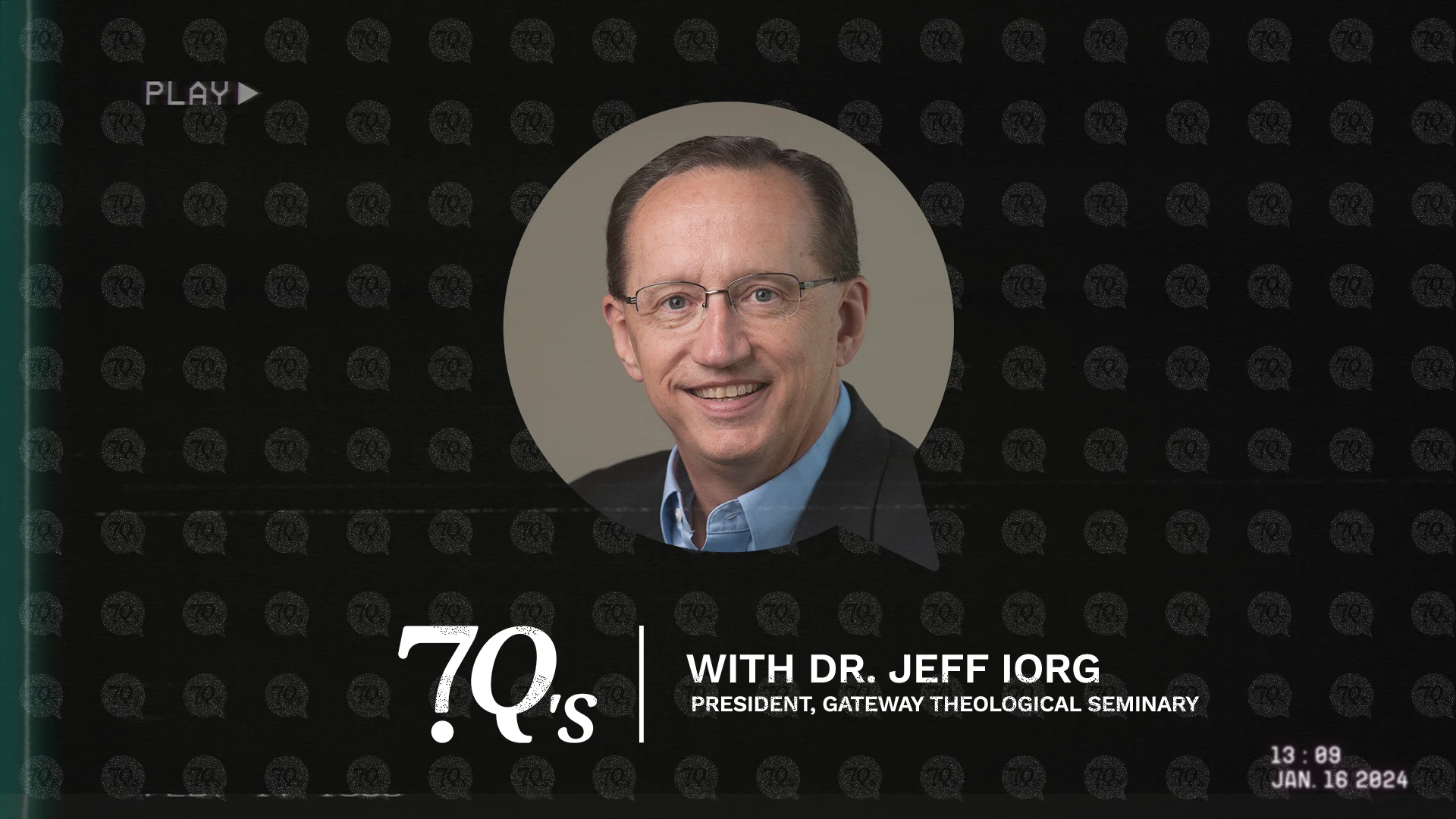 7Q's with Dr. Jeff Iorg