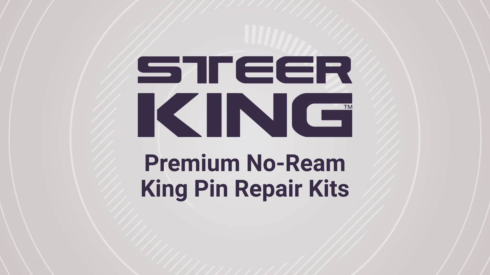 Steer King. Premium No-Ream King Pin Repair Kits. on Vimeo
