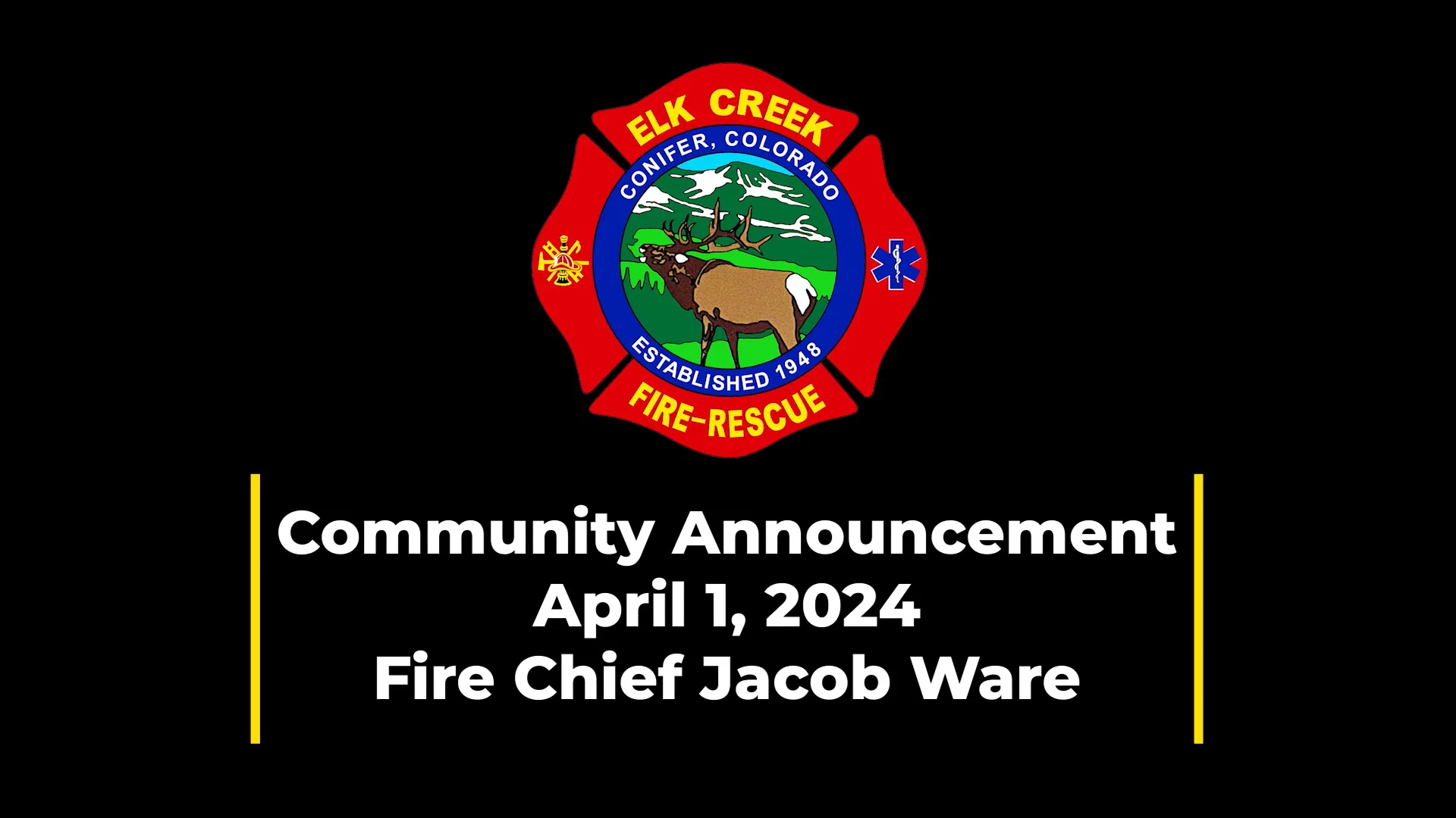 Community Announcement from Fire Chief Jacob Ware re: Strategic Plan 4 ...