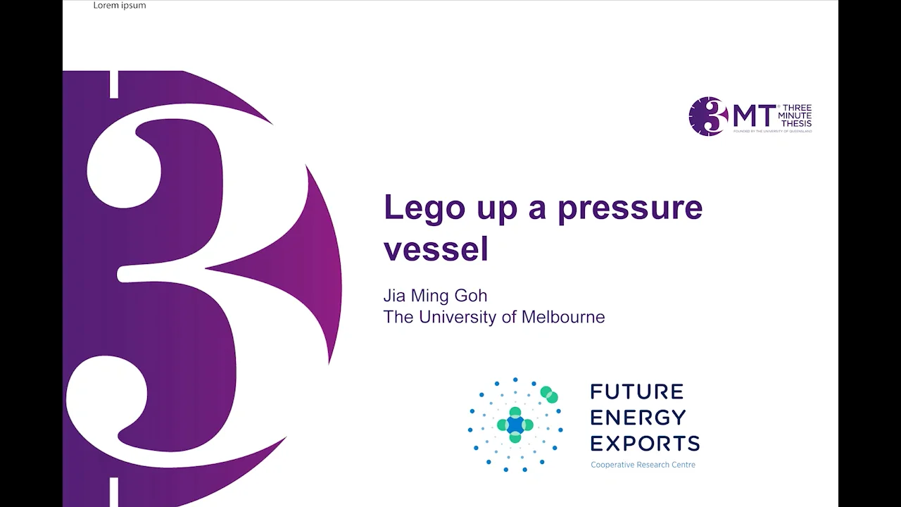 2024 FEnEx CRC 3MT_Lego up a pressure vessel