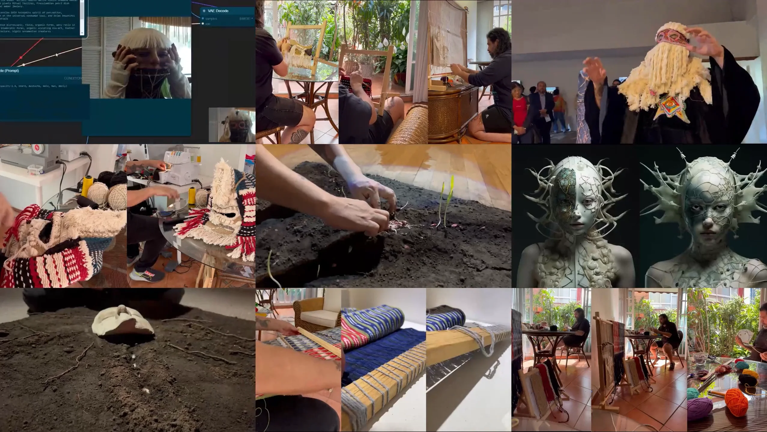 Making-of Kosmos-Corpus-Praxis | Textile-Evolutive-AI-XR R&D 2023-2024 ...