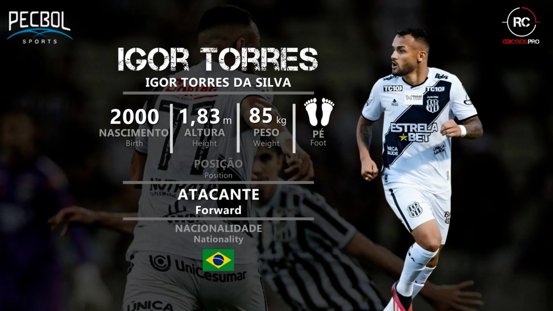 Igor Torres - Atacante ( Forward ) - 2024