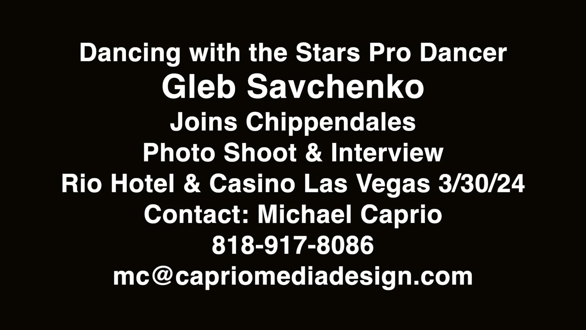Dancing with the Stars Pro Dancer Gleb Savchenko Joins Chippendales ...