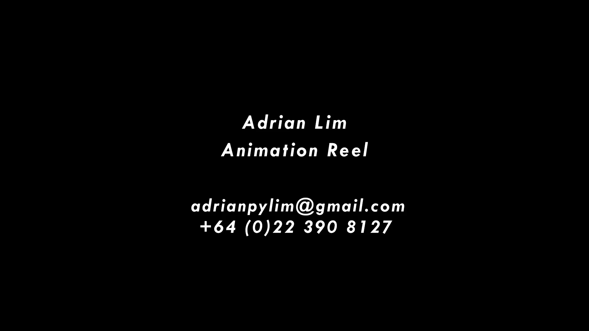Adrian Lim - Animation reel 2024 on Vimeo