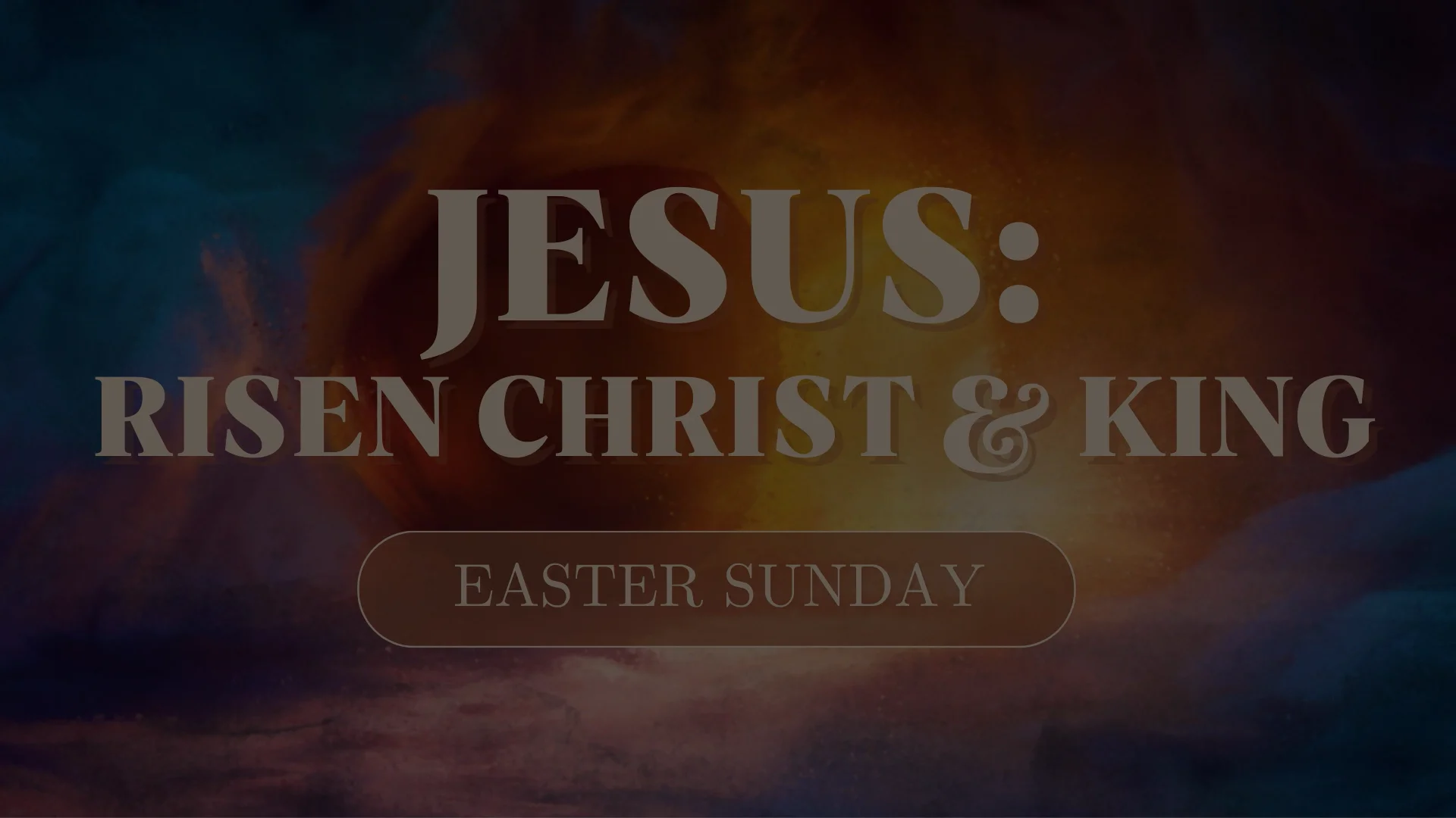 Easter Sermon - "Jesus: Risen Christ & King" on Vimeo