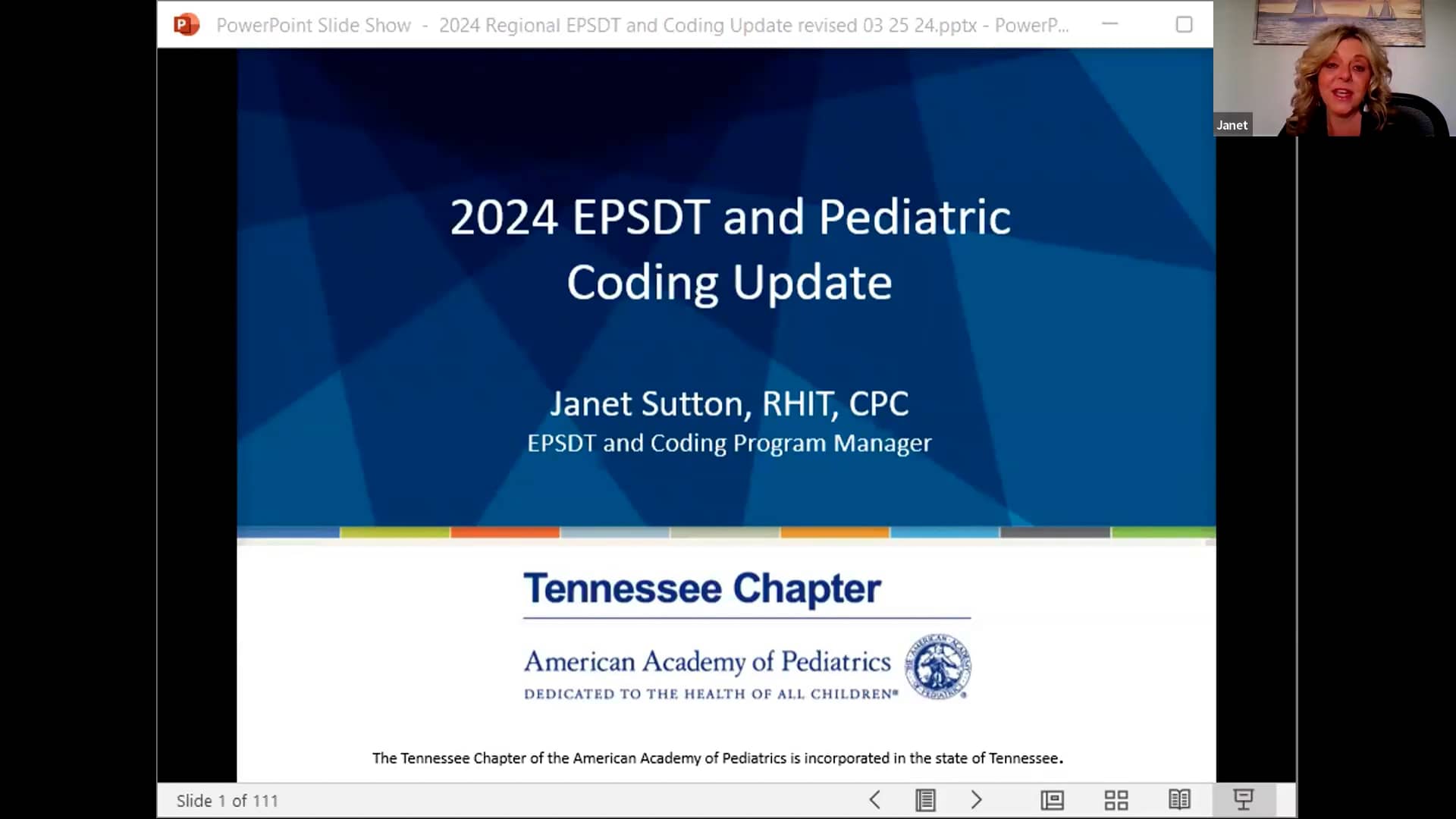 2024 EPSDT and Pediatric Coding Update on Vimeo