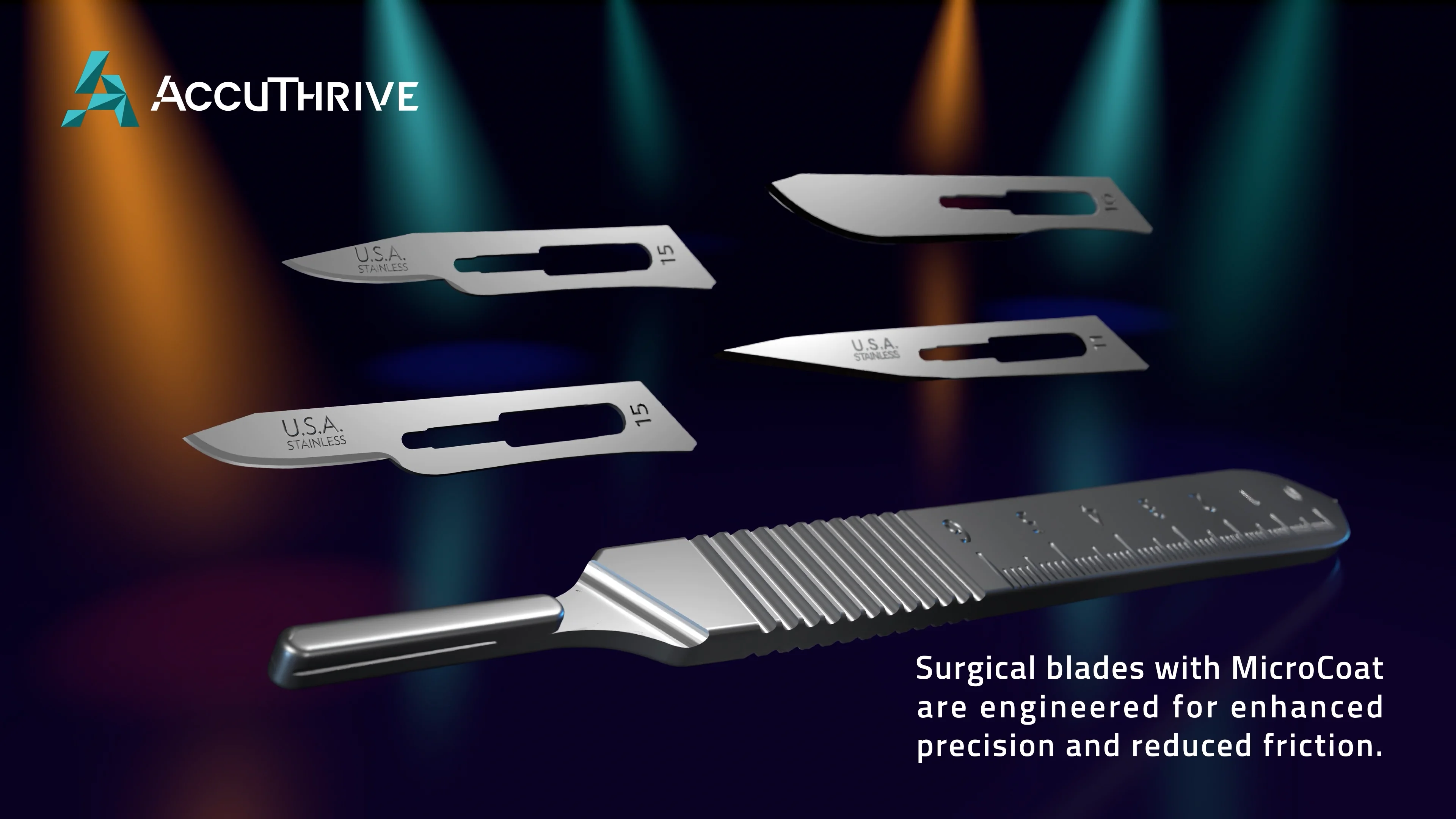 AccuThrive Scalpel Blade Applicator and Remover Forceps