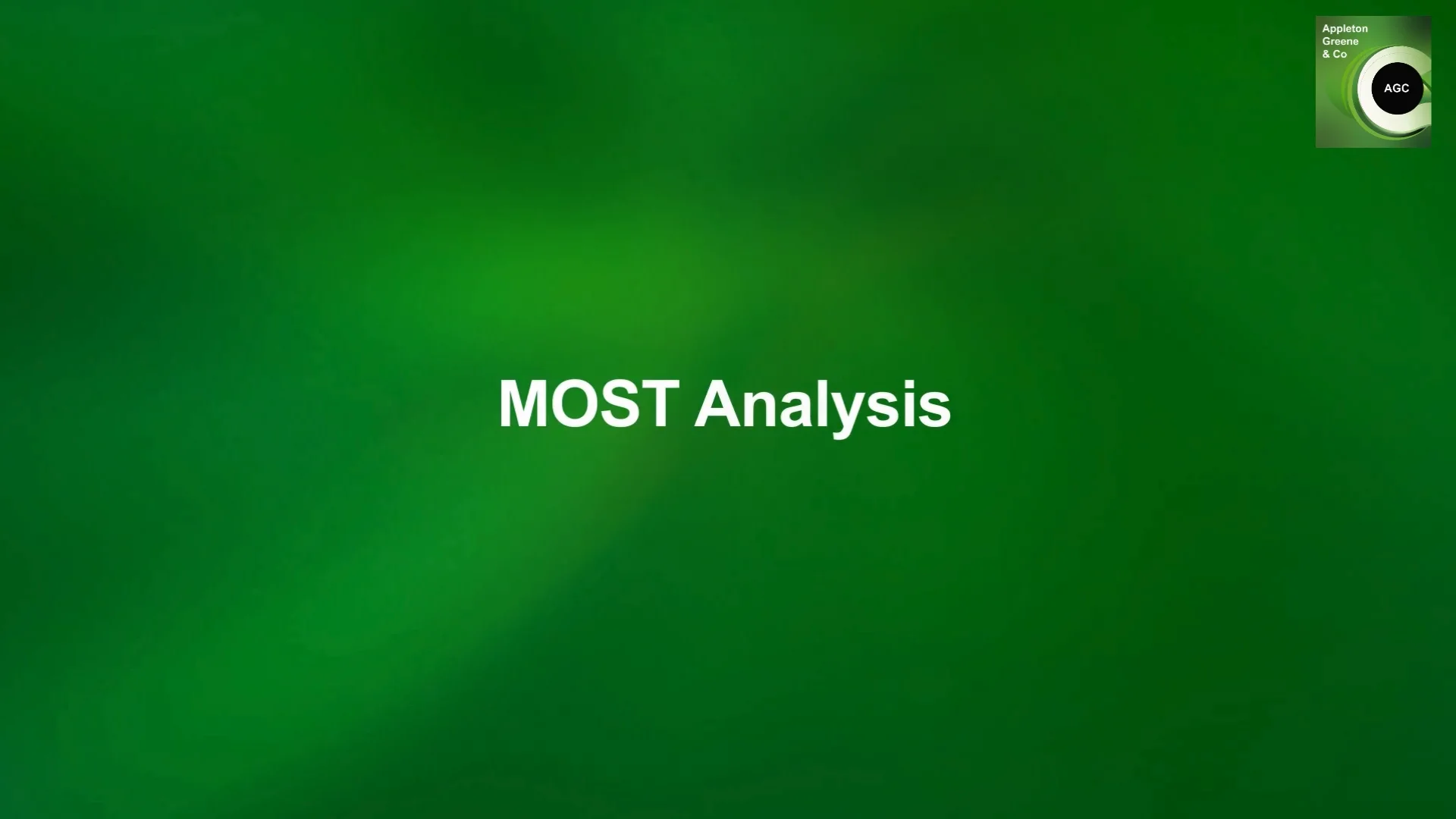 MOST Analysis on Vimeo