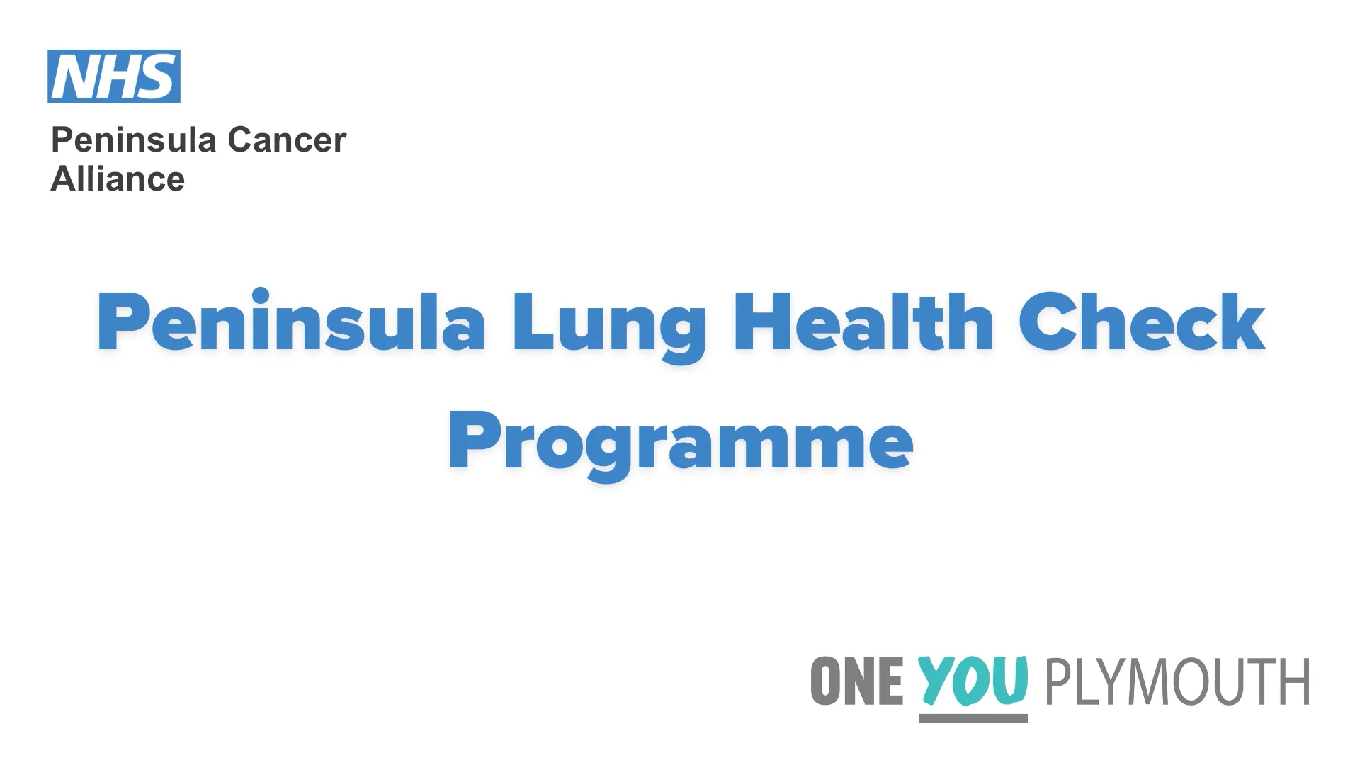 Peninsula Lung Health Check Programme on Vimeo