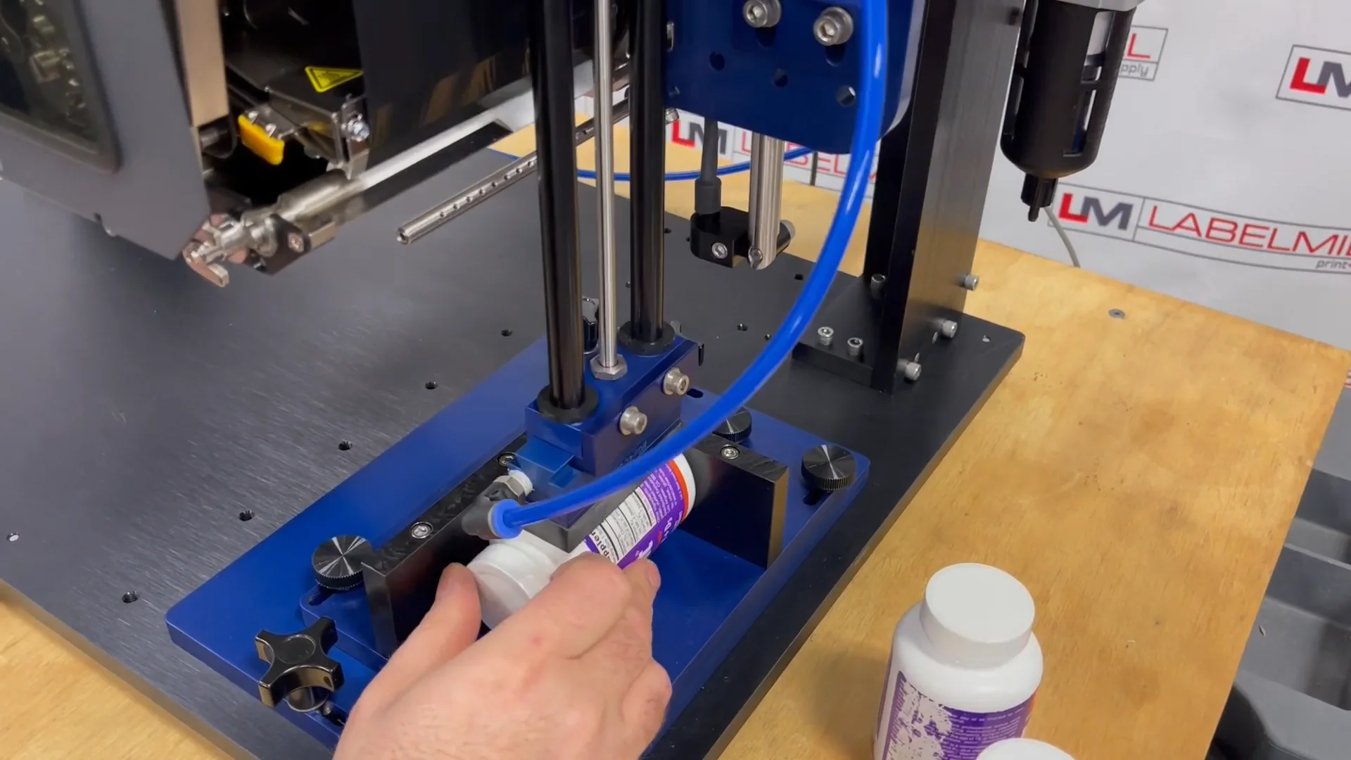 LabelMill LM3606 Table-Top Print & Apply Semi-Automatic Tamp Label ...