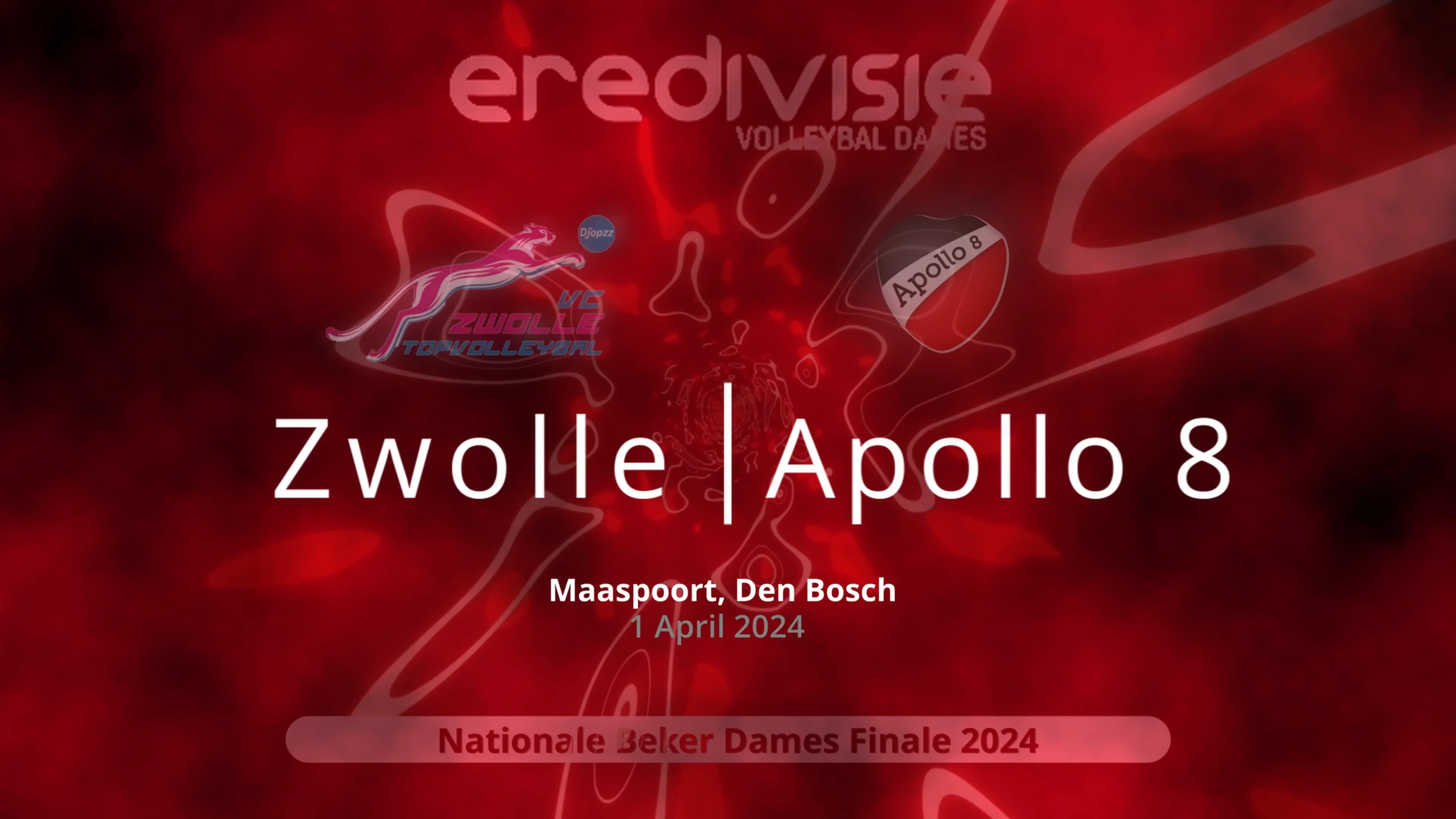 Bekerfinale Volleybal Dames - VC Zwolle vs Apollo 8 - 1 April 2024 Den ...