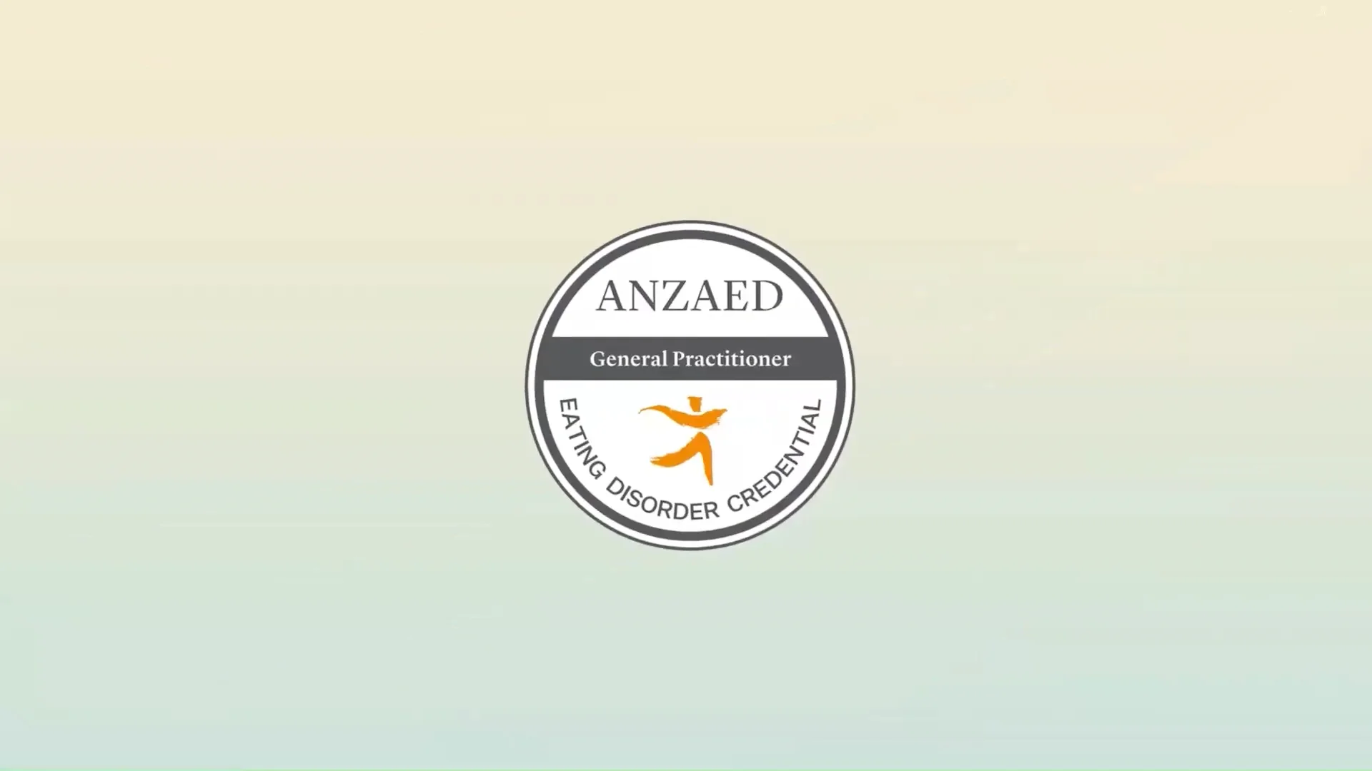 Information Webinar: ANZAED Eating Disorder Credential for GPs on Vimeo