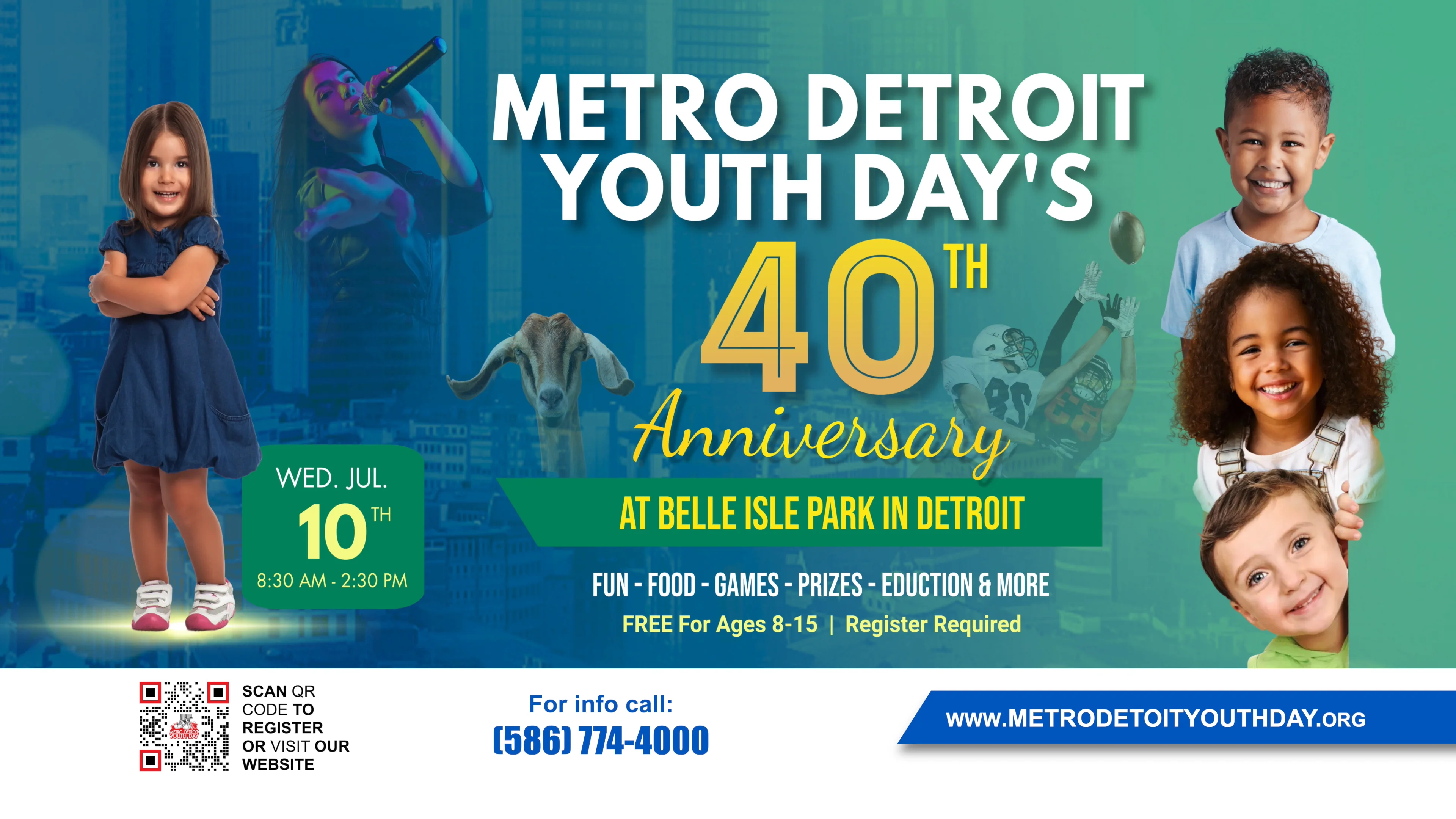 Join the Celebration: It's Metro Detroit Youth Day's 40th Anniversary ...