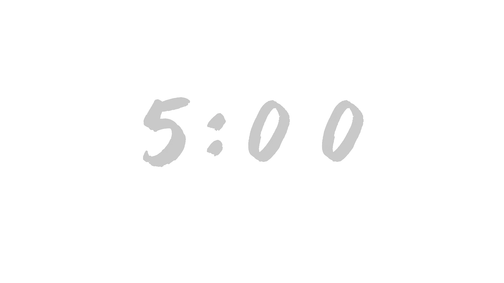 5 Min Countdown ALPHA on Vimeo