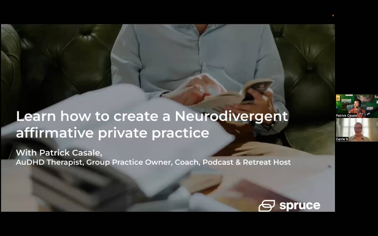 Webinar—Learn how to create a neurodivergent affirmative private practice on Vimeo