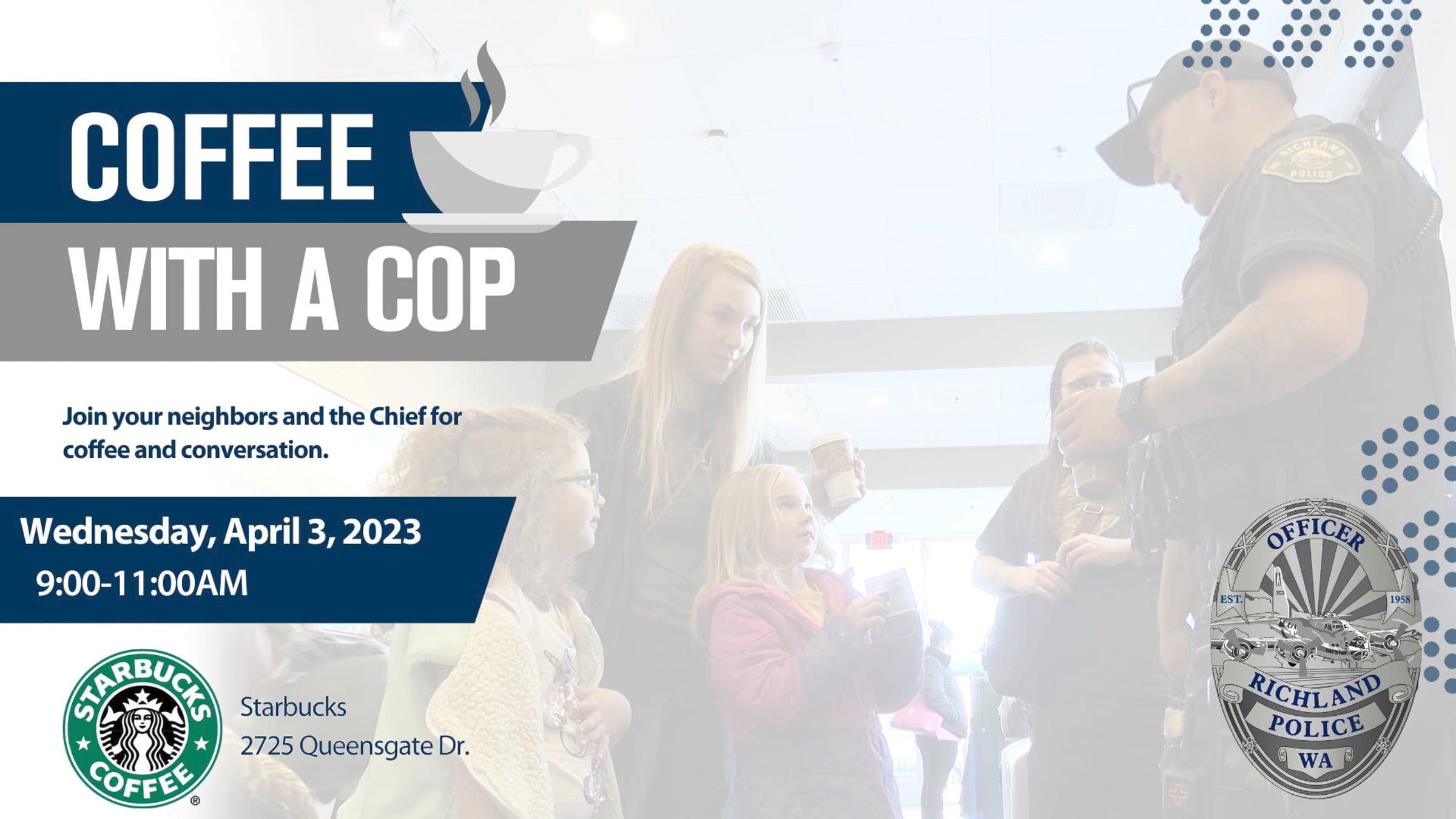 RPD Coffee with a Cop April 2024