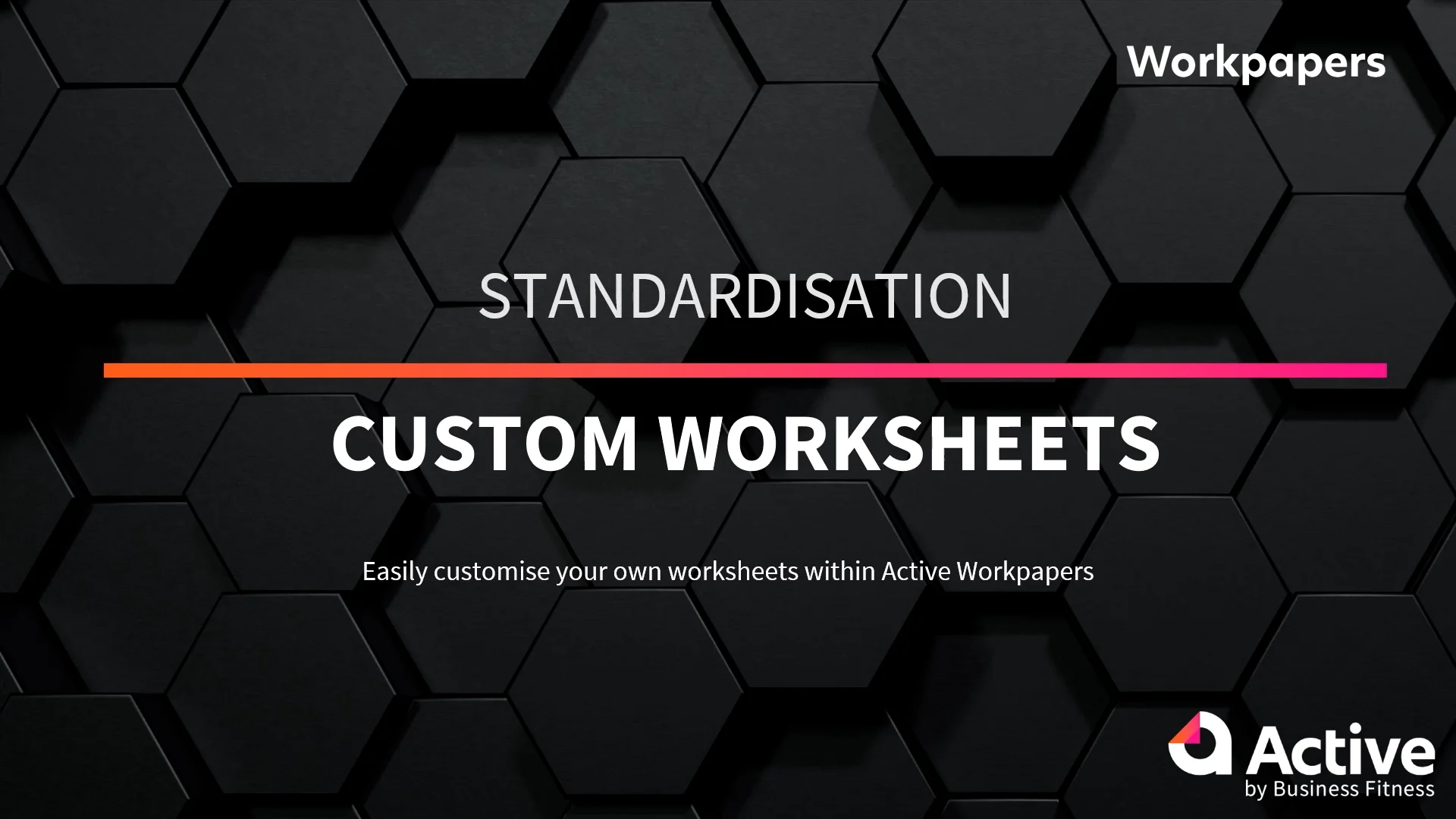 Active Workpapers - Custom Worksheets Final on Vimeo