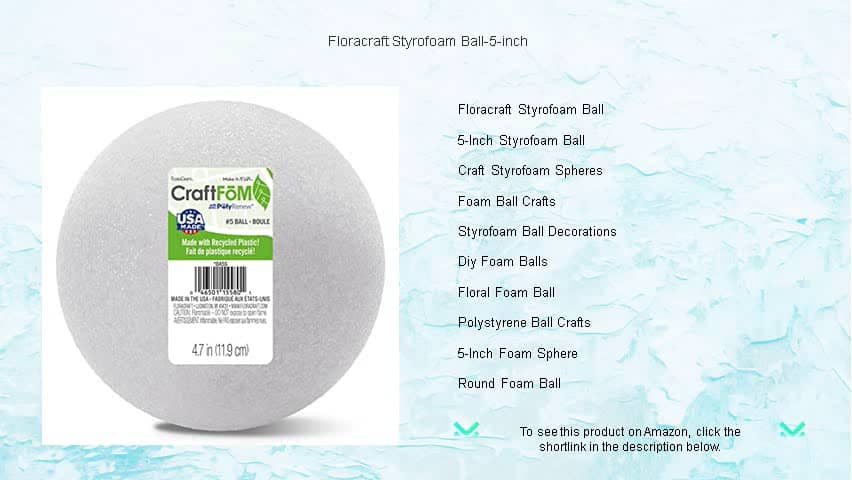Floracraft Styrofoam Ball-5-inch on Vimeo