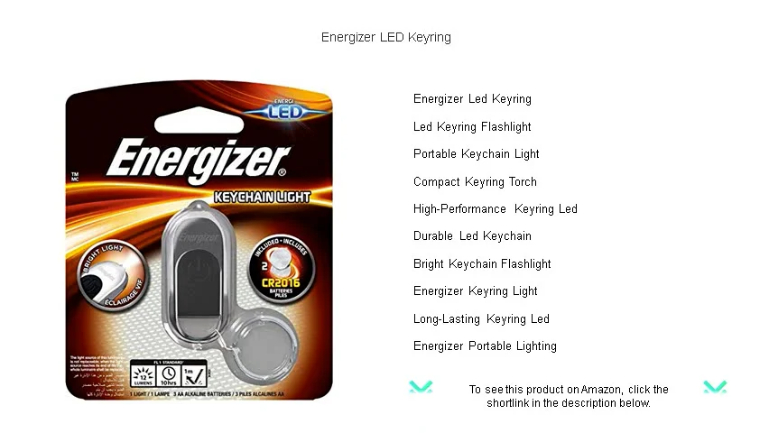Energizer LED Keyring on Vimeo