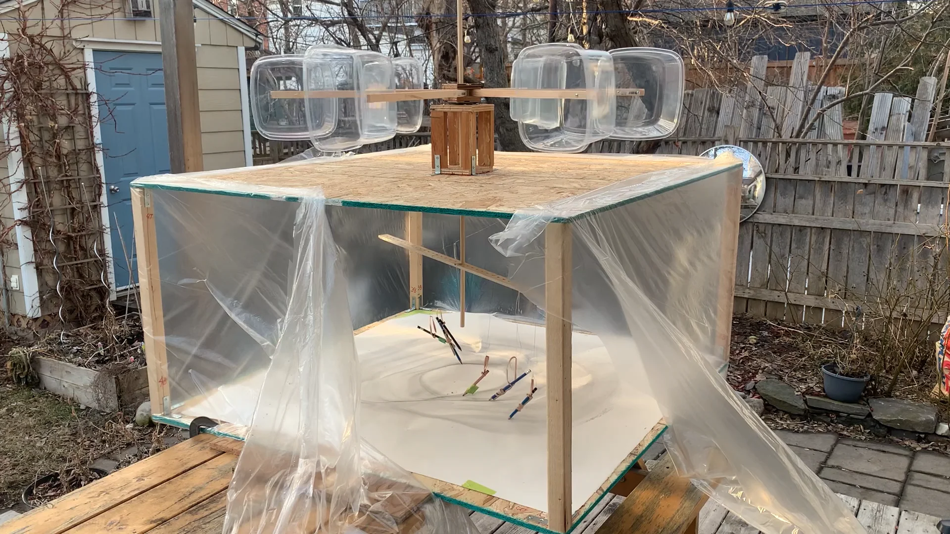 03_Wind-Drawing Machine 2, March 3rd 4th_2024_wood and parts_32 x 48 x ...