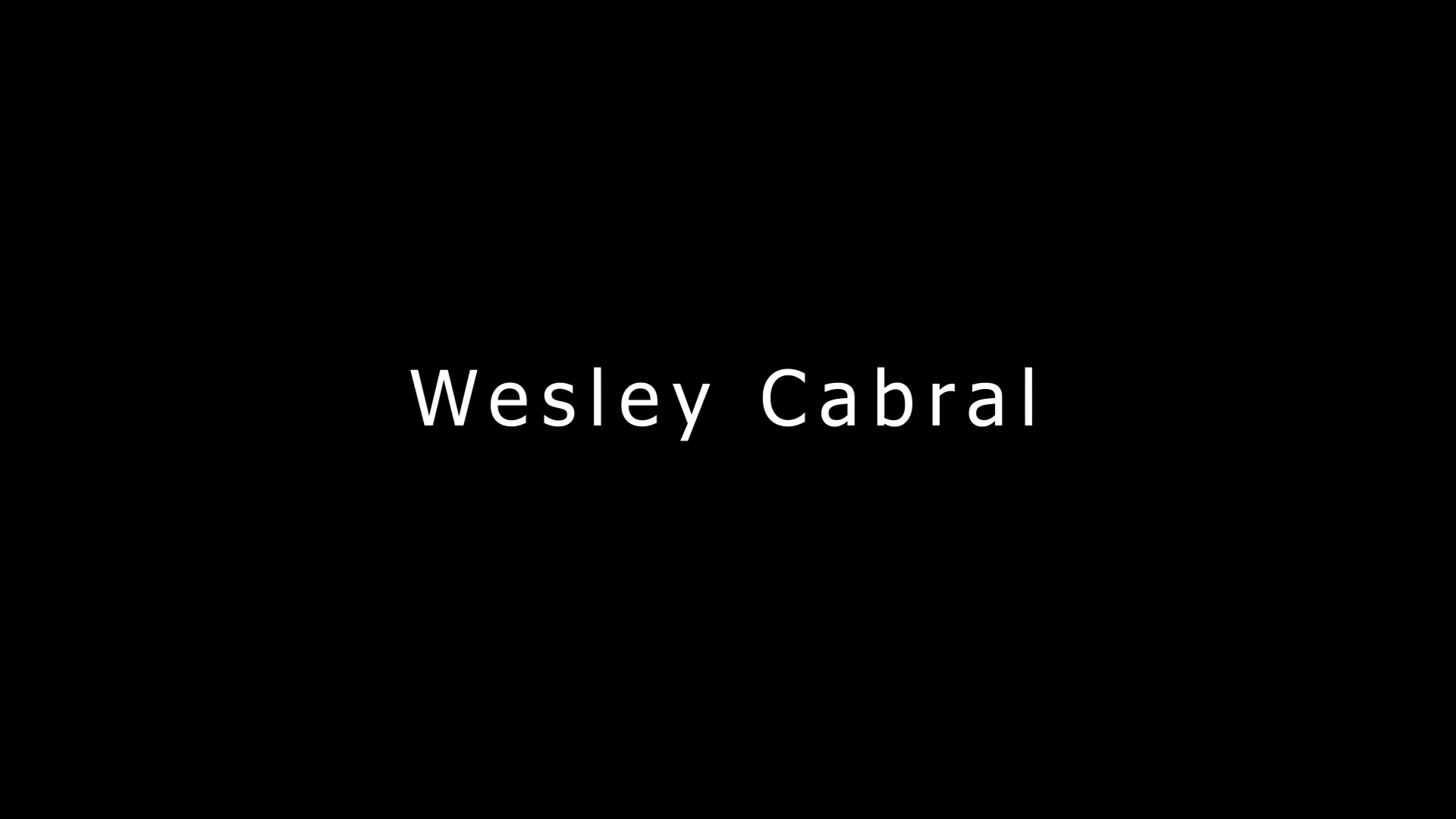 Wesley Cabral on Vimeo