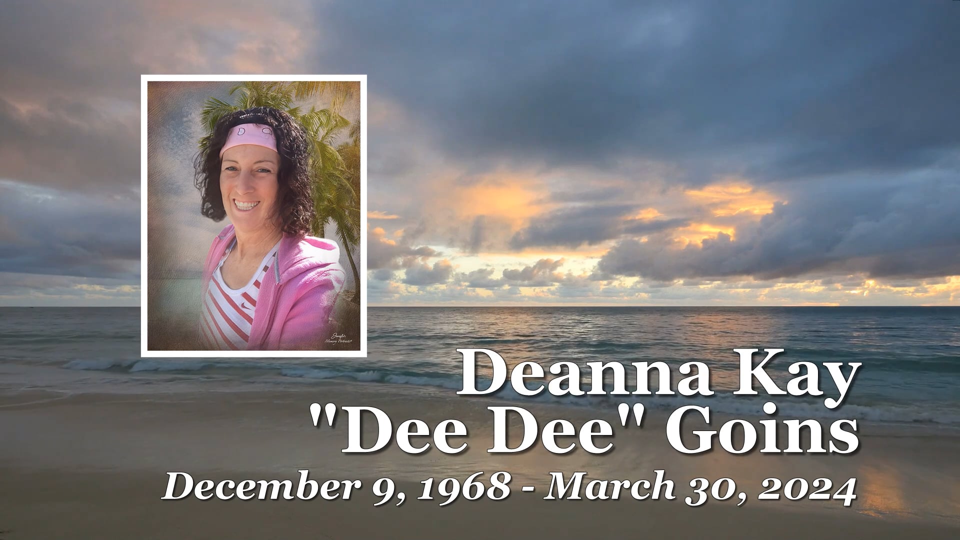 Deanna Kay "Dee Dee" Goins - Morgan & Nay Deanna Goins on Vimeo